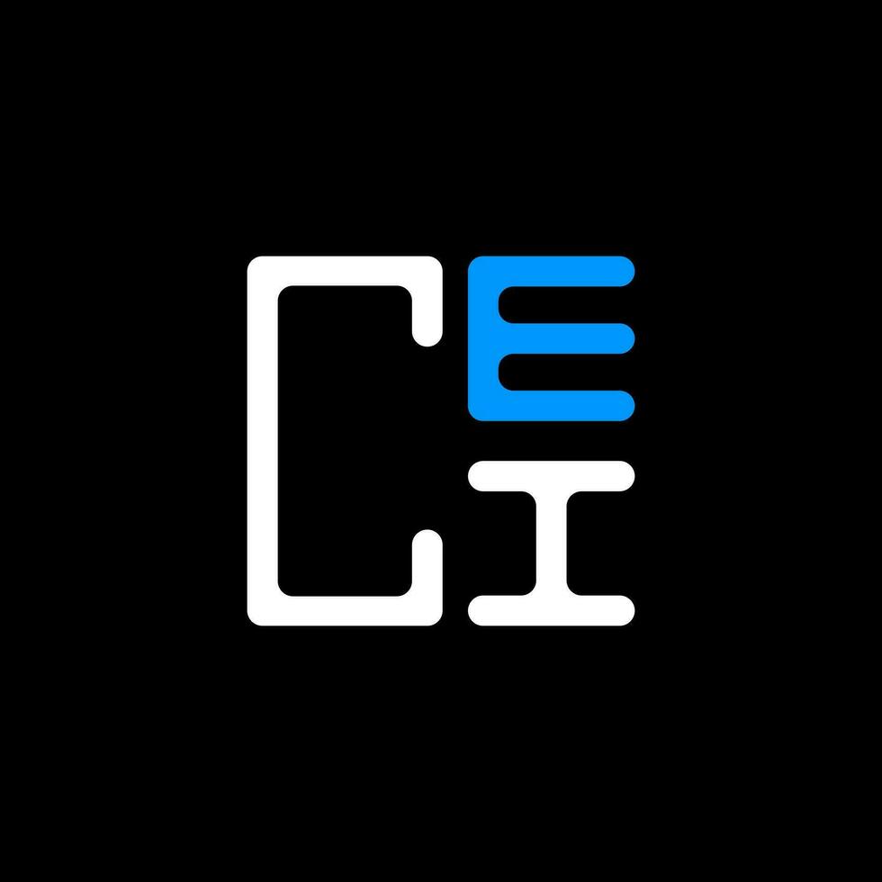 Cei Letter Logo Creative Design With Vector Graphic Cei Simple And