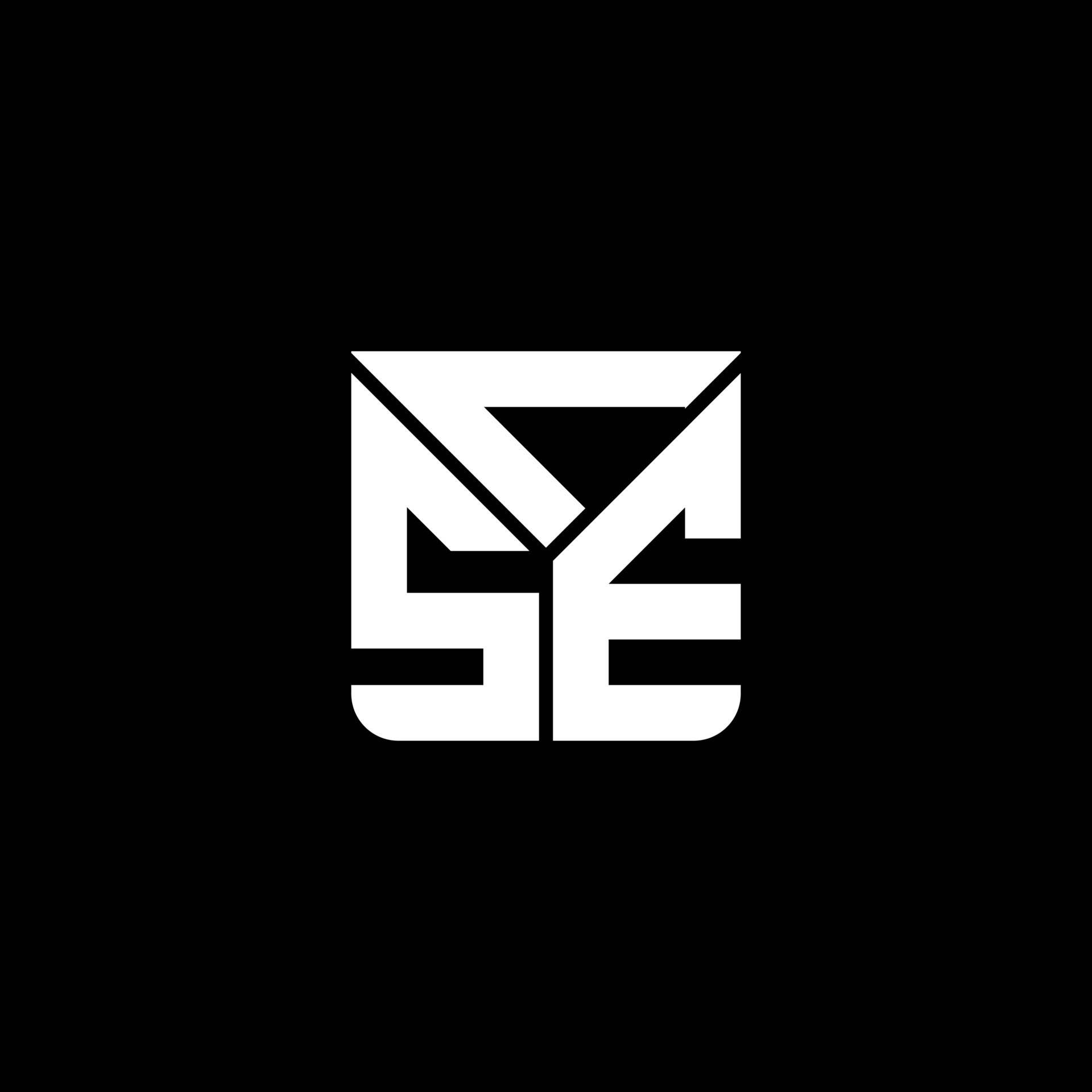 Cse Letter Logo Creative Design With Vector Graphic Cse Simple And