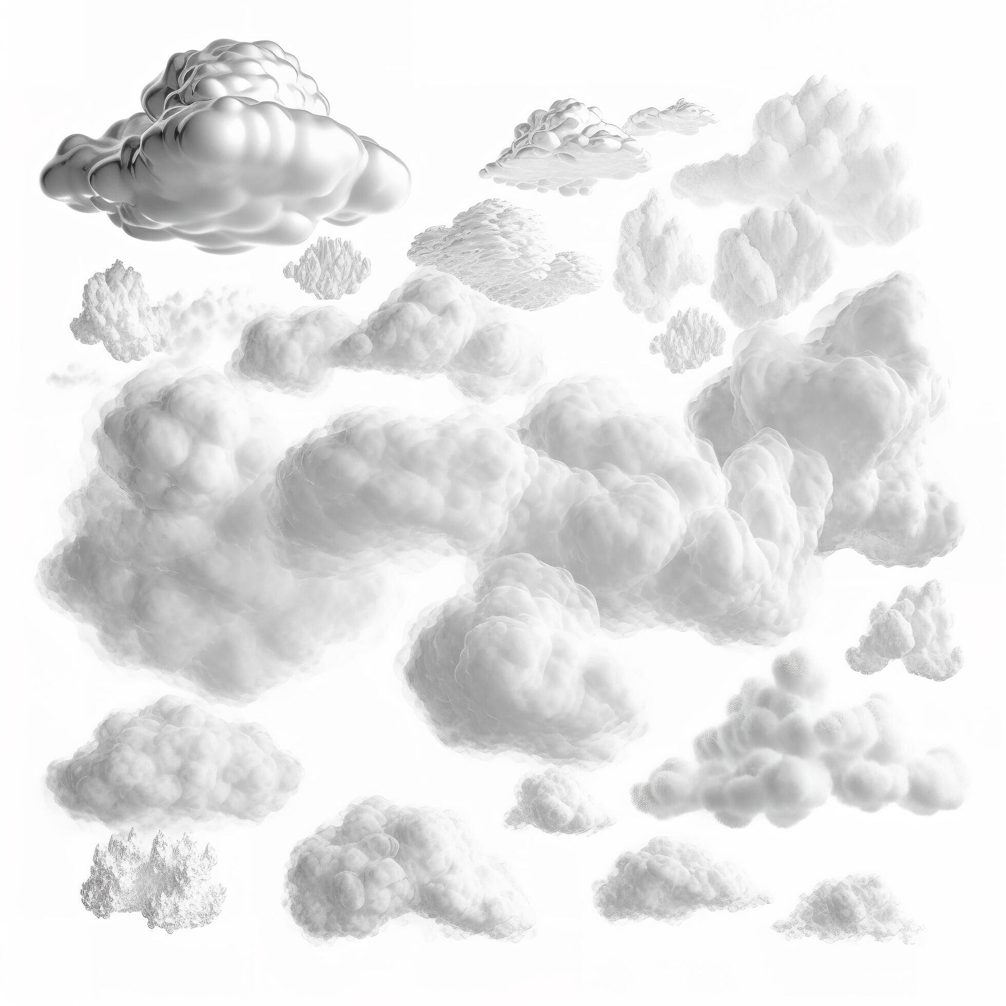 Realistic Cloud Drawings