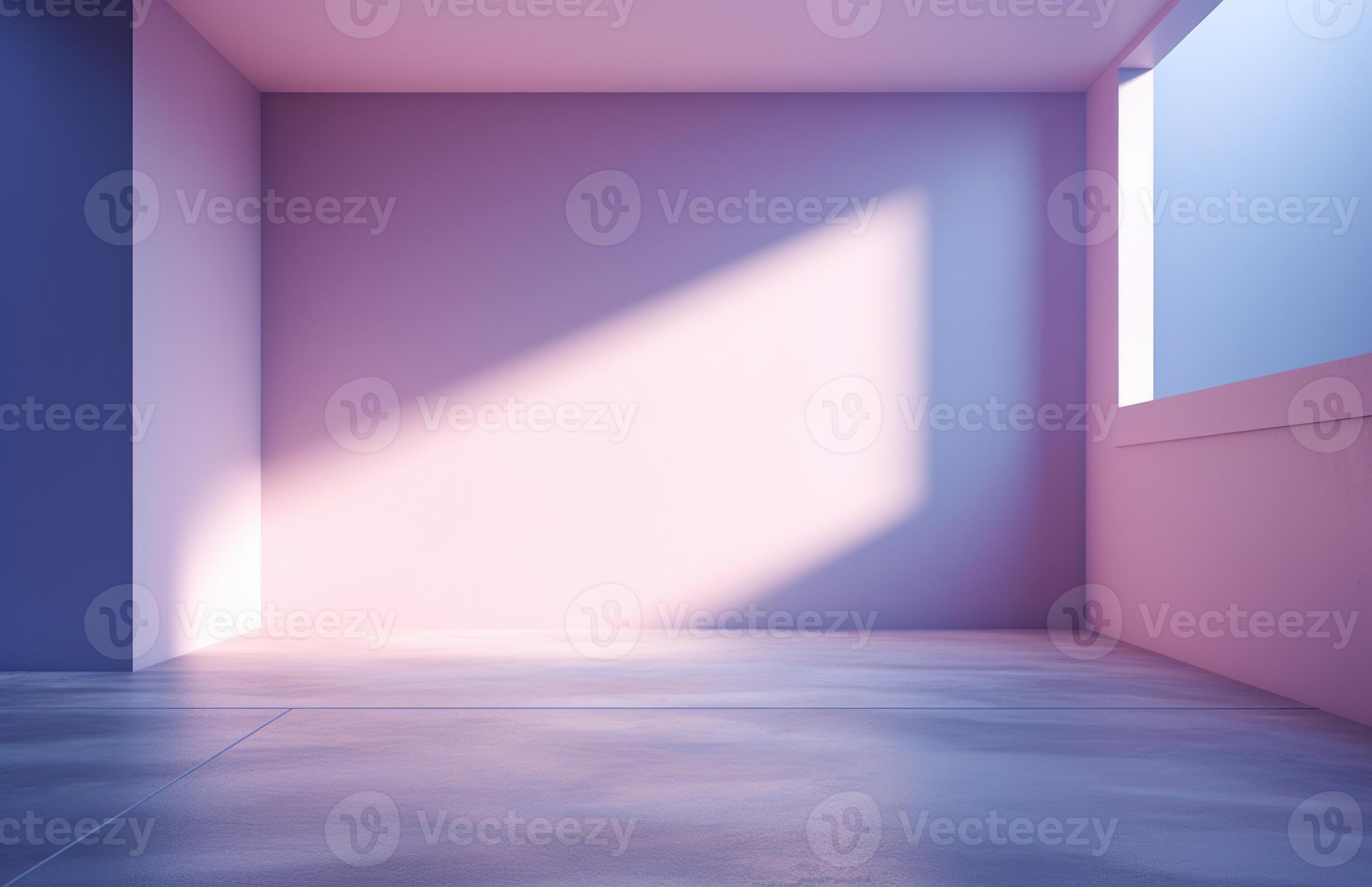 Pink empty room mockup. Illustration 25527352 Stock Photo at Vecteezy