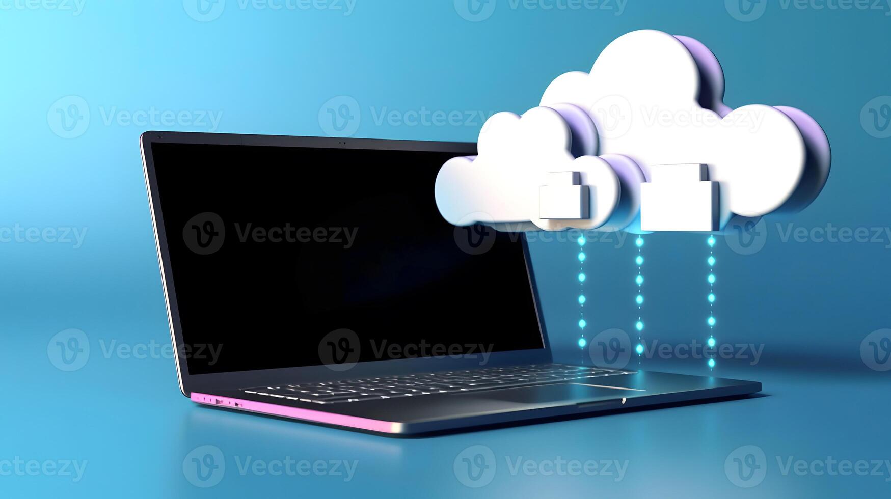 Cloud data storage, database concept illustration. 25529463 Stock Photo ...
