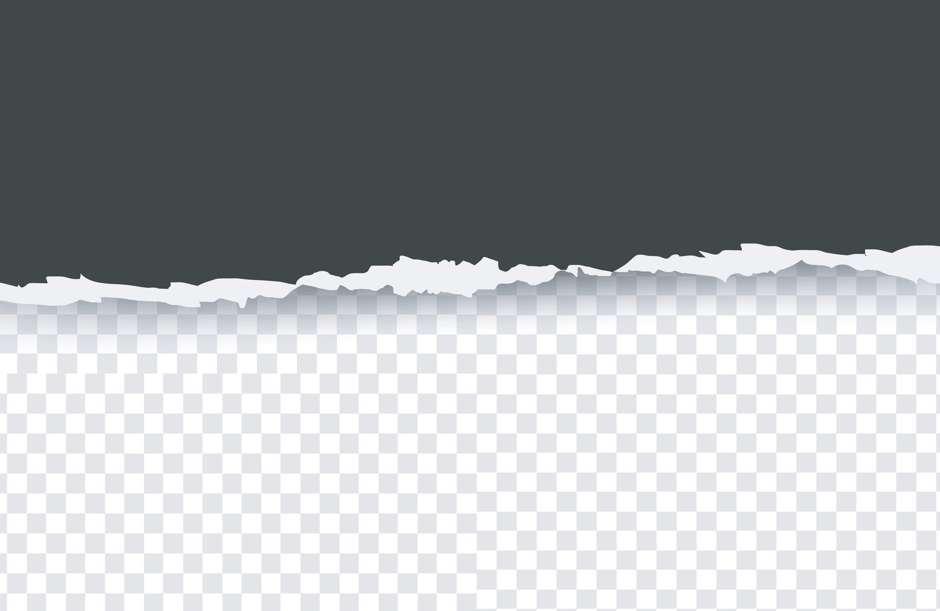 Creative Black Torn Paper on transparent background 25535179 Vector Art ...