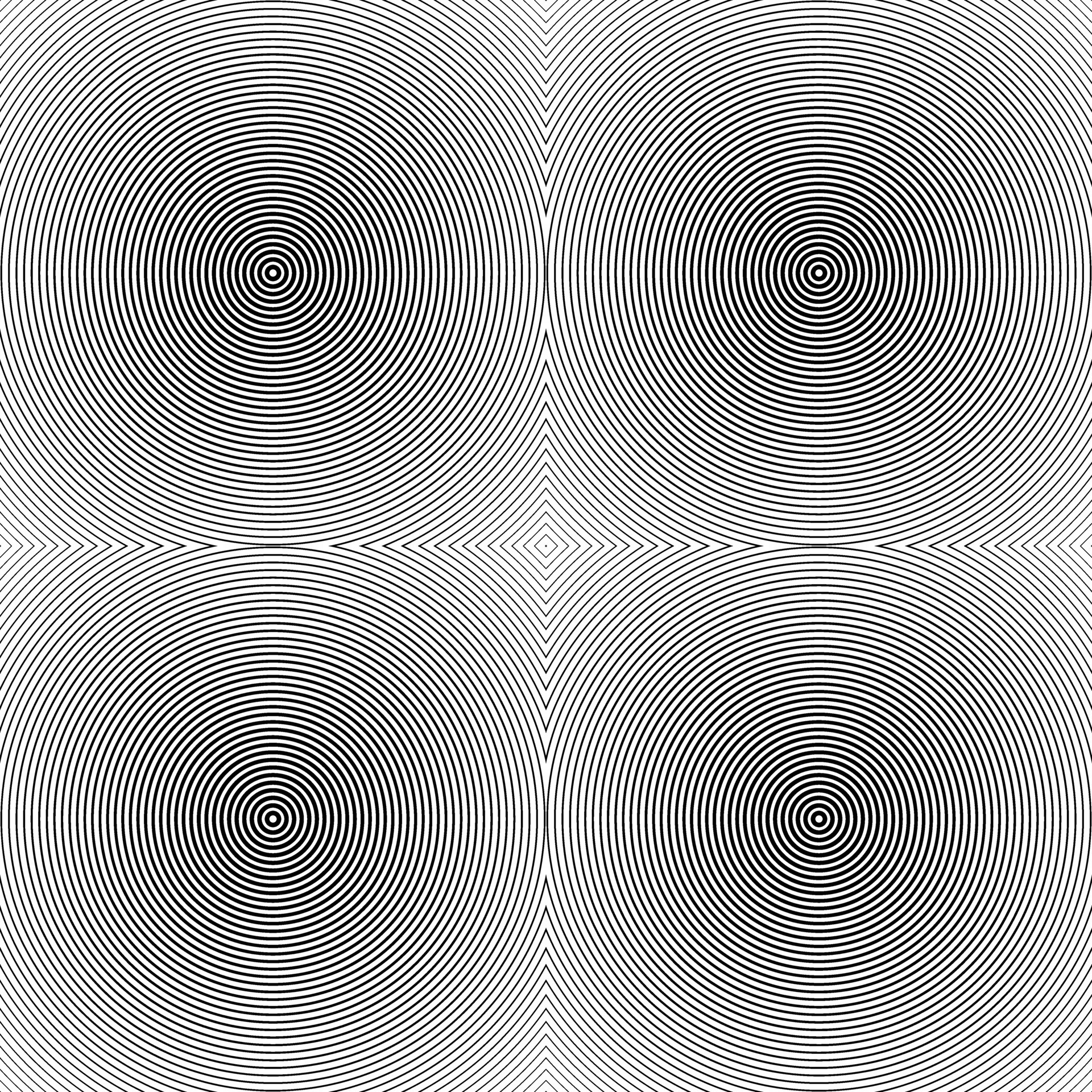 black white concentric circles pattern 25548023 Vector Art at Vecteezy