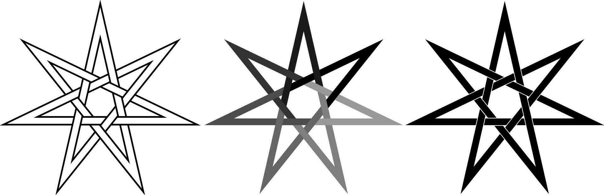 Seven Pointed Star Vector Art, Icons, and Graphics for Free Download