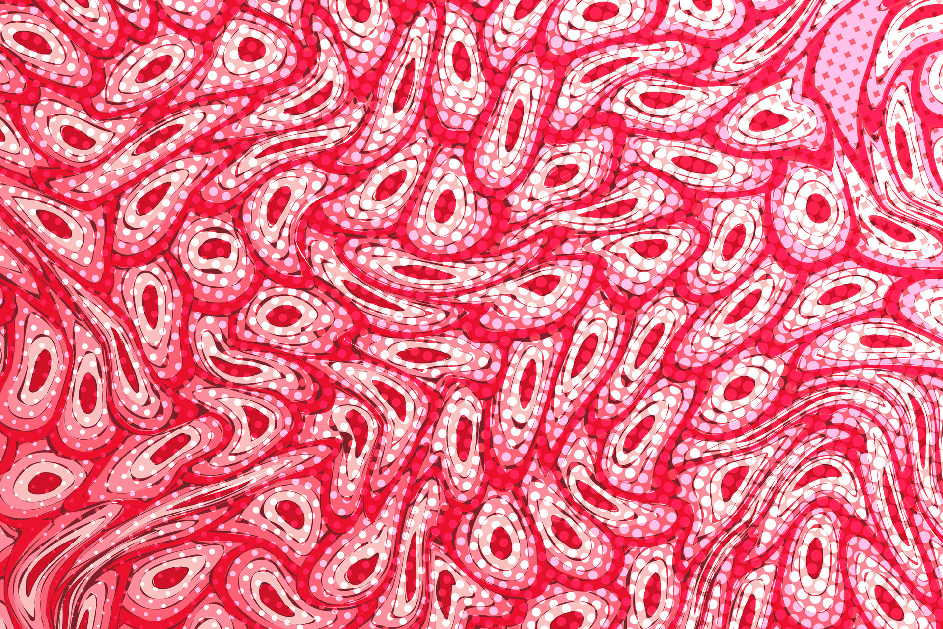 Hafttone Pattern With Geometric Elements In Red Tones Vector Abstract Gradient Background