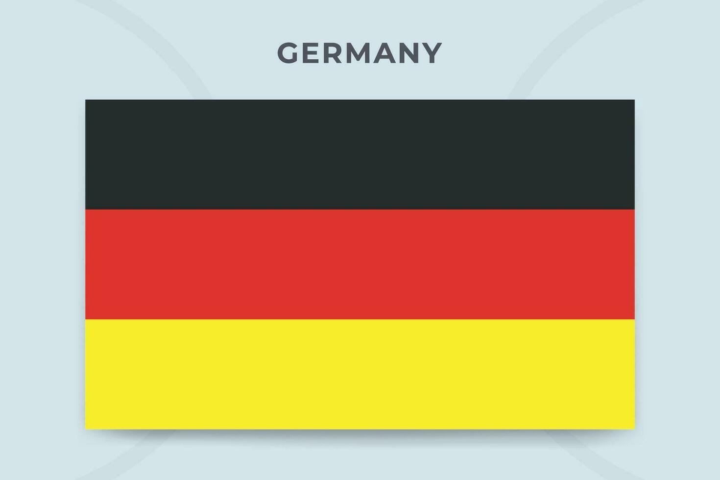 Germany National Flag Design Template 25550586 Vector Art At Vecteezy