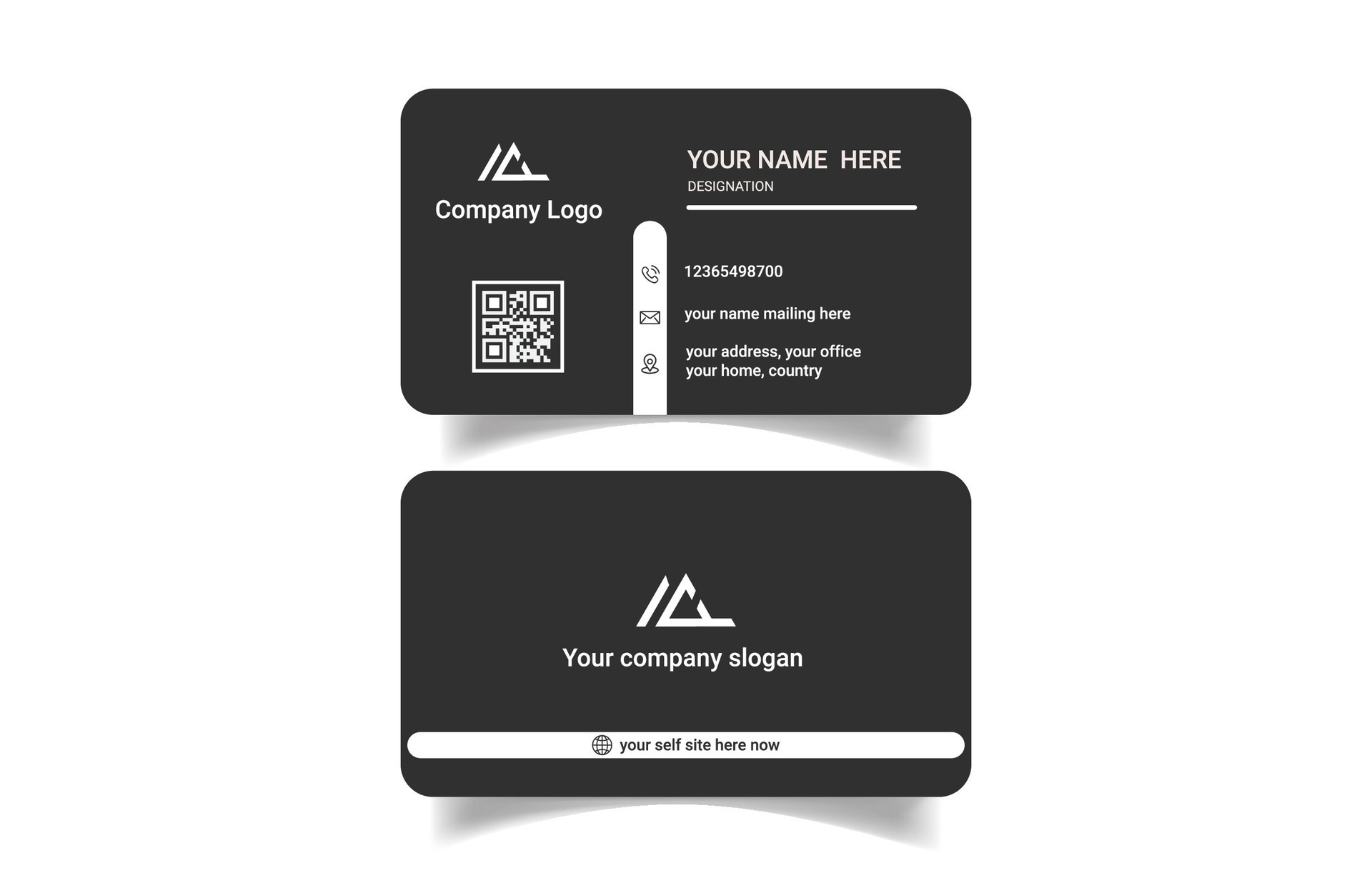 Elegant Creative Business Card Templates 25552621 Vector Art At Vecteezy