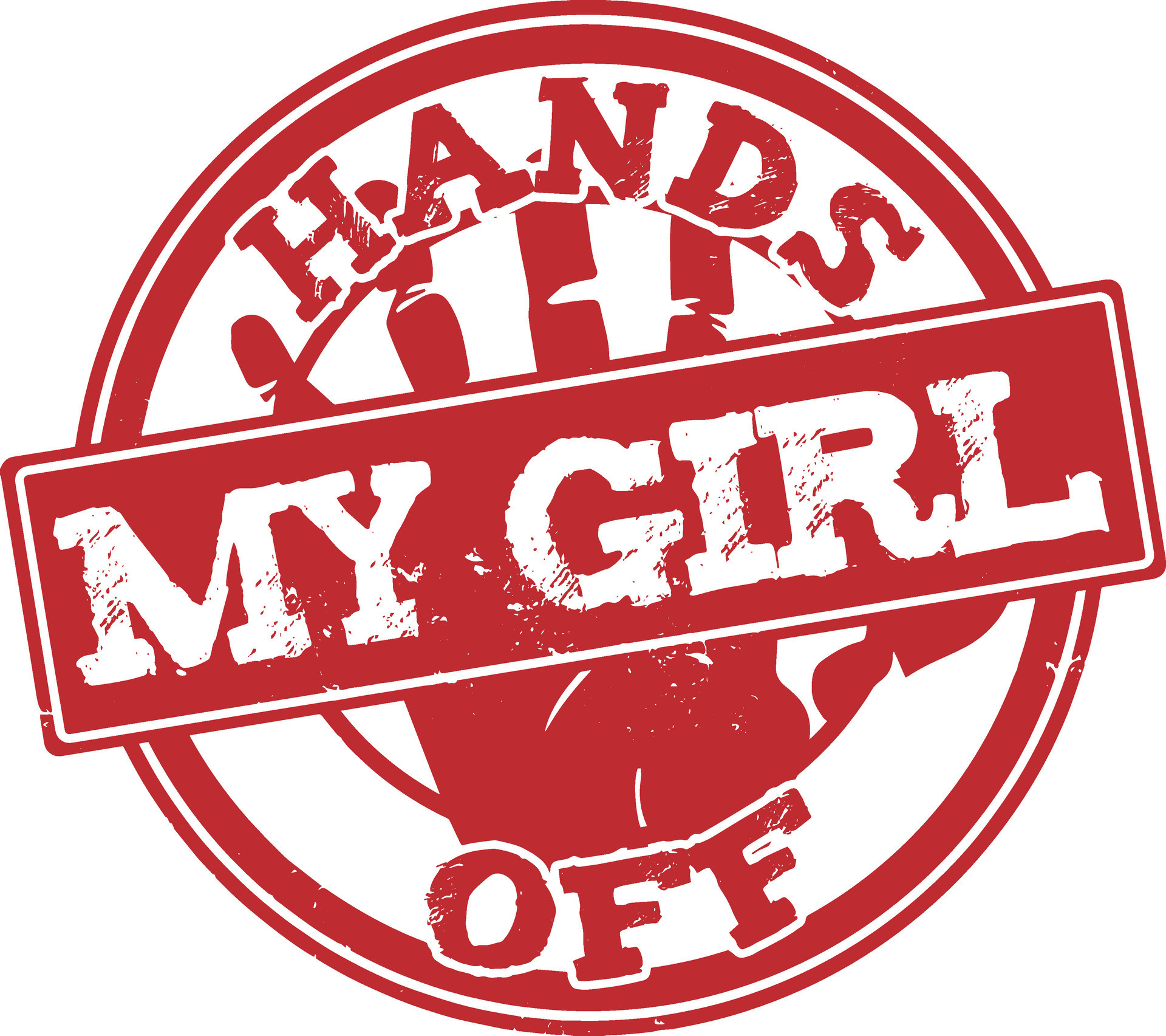 Hands Off My Girl. T-Shirt Design. 25552763 Vector Art at Vecteezy
