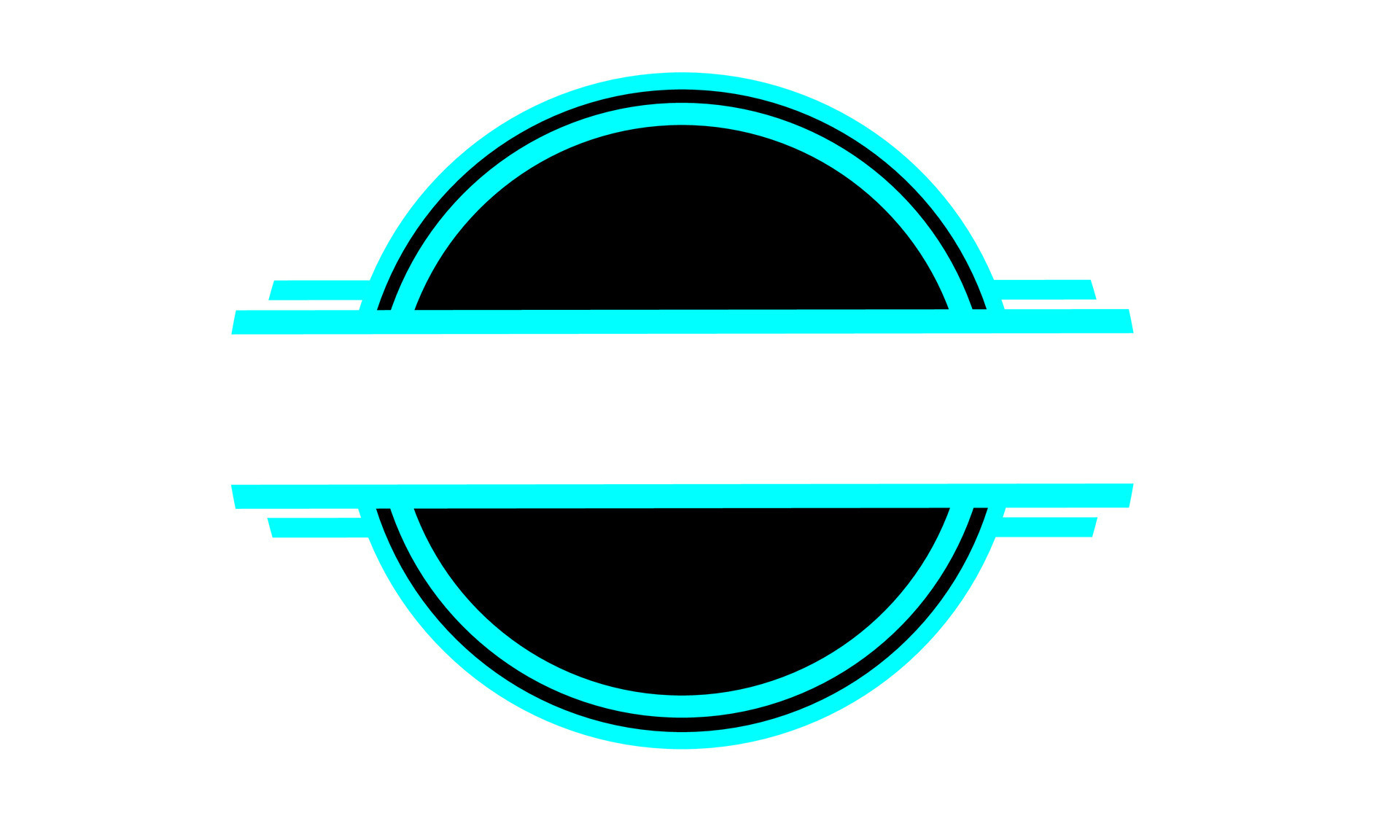 Half circle logo design the concept of working together. Design badge logo, icon, emblem, vector ...