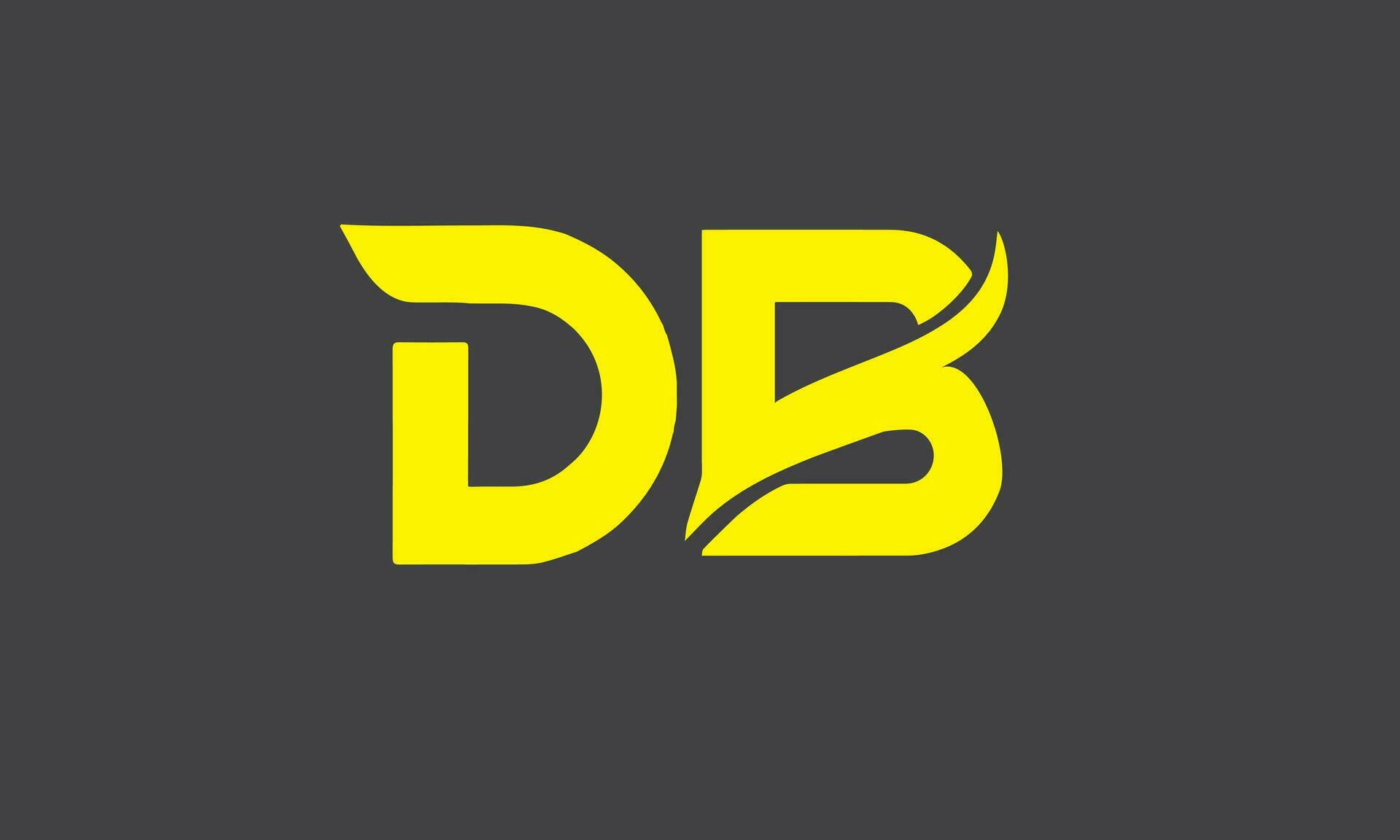 DB logo design 25554459 Vector Art at Vecteezy