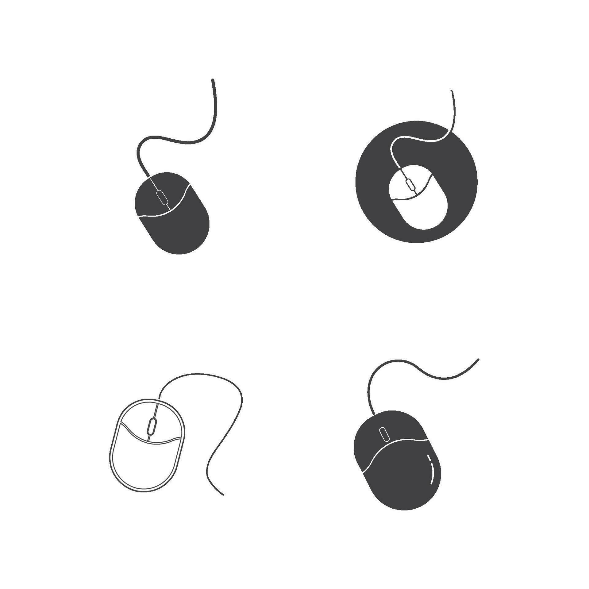 Computer mouse logo vector 25558916 Vector Art at Vecteezy