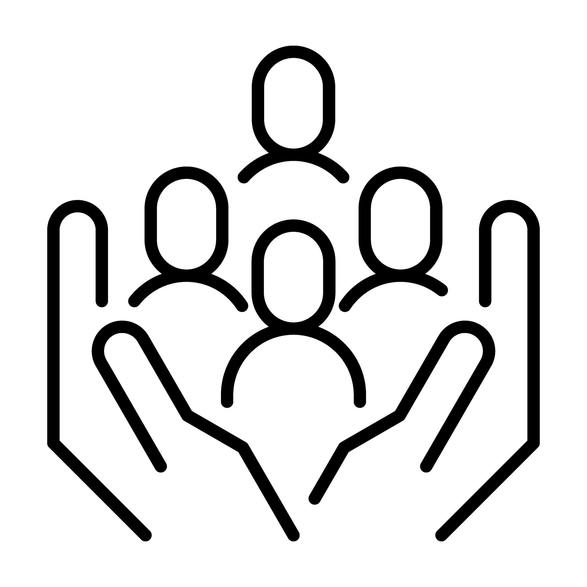 People Group Outline Icon Button Logo Community Design 25560065 Vector Art At Vecteezy