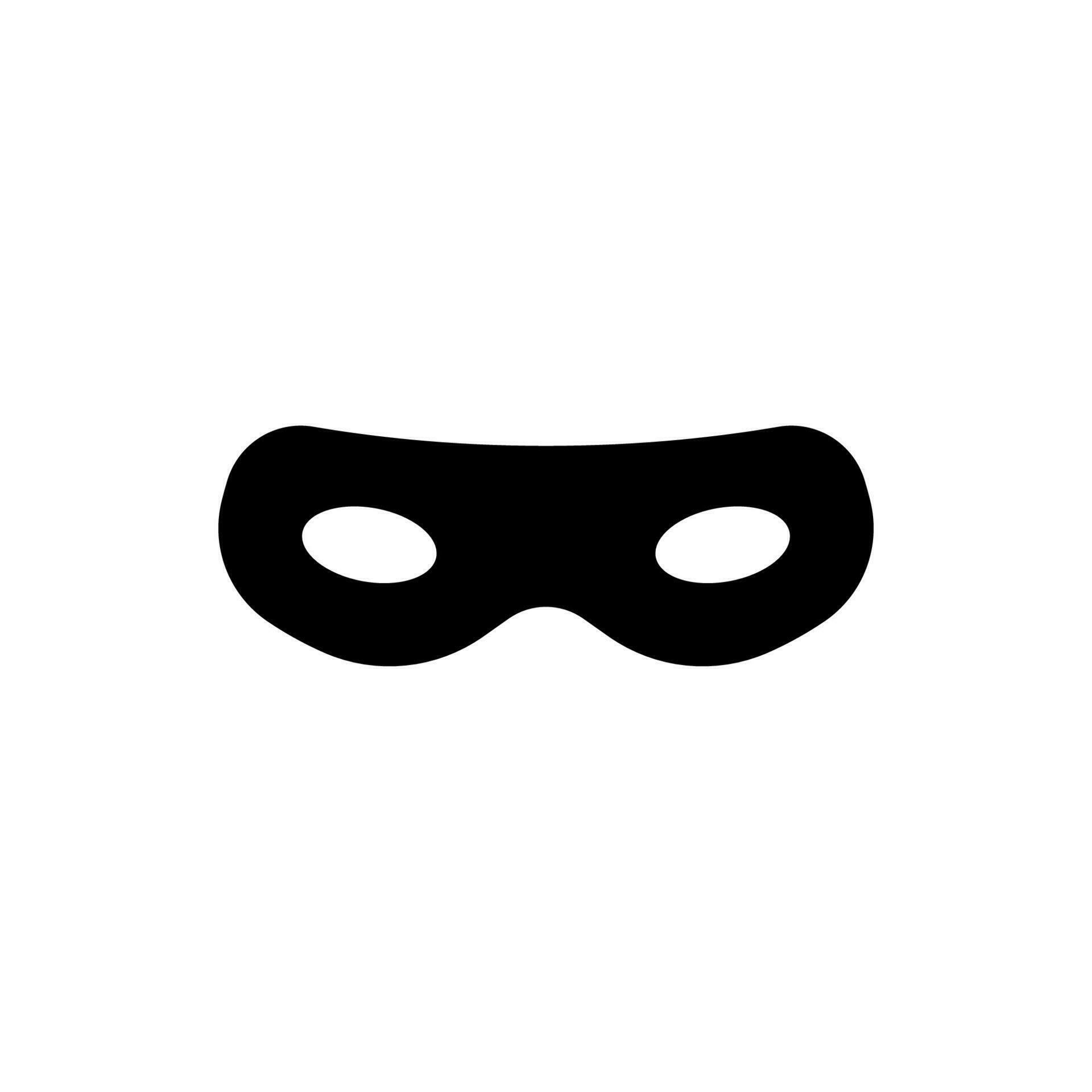 Thief eye mask icon 25560781 Vector Art at Vecteezy