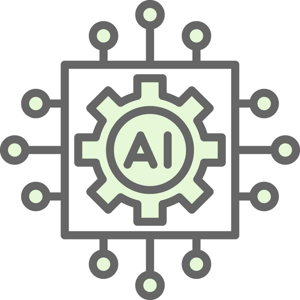 diseño de icono de vector de inteligencia artificial 25572905 Vector en ...