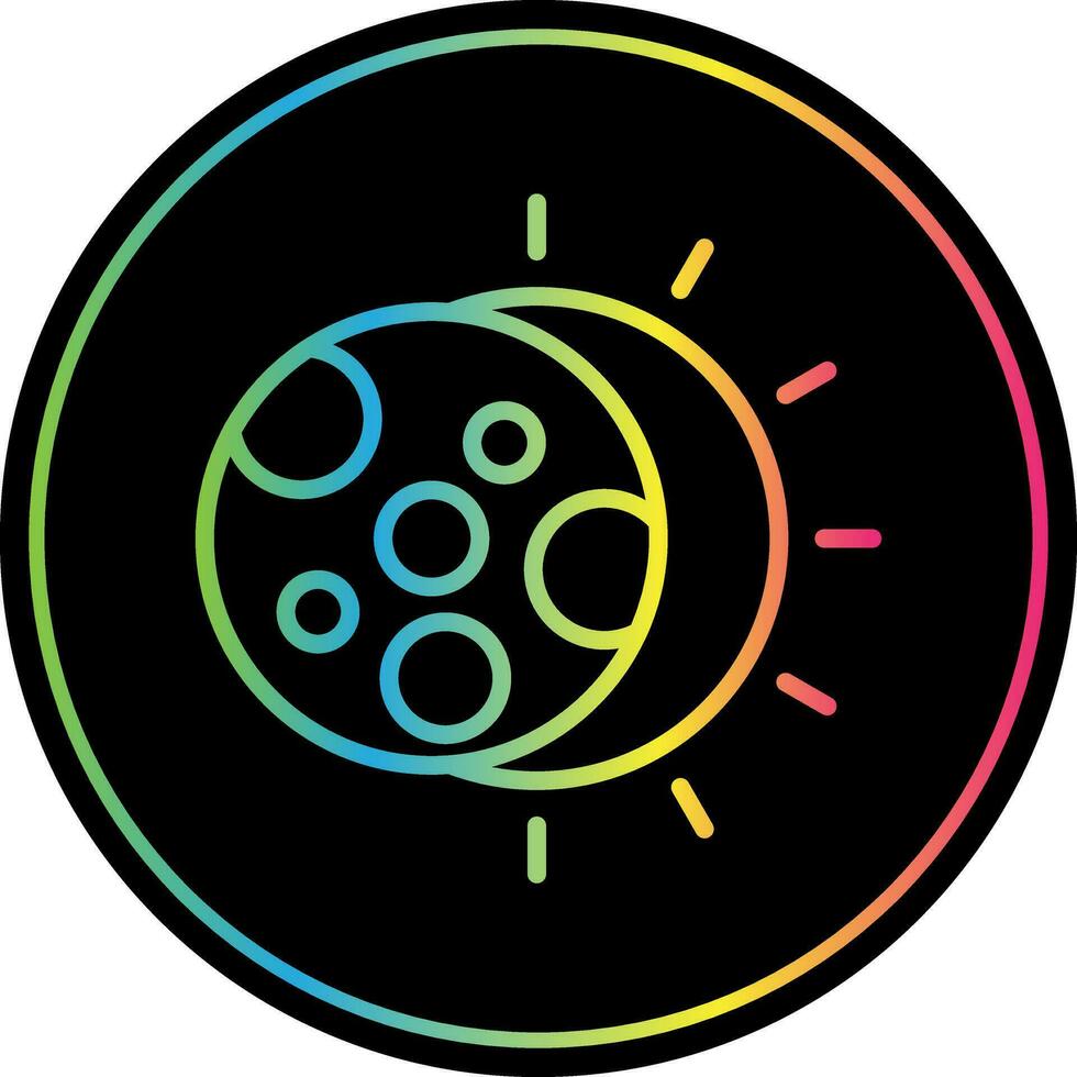 eclipse vector icono diseño 25583393 Vector en Vecteezy