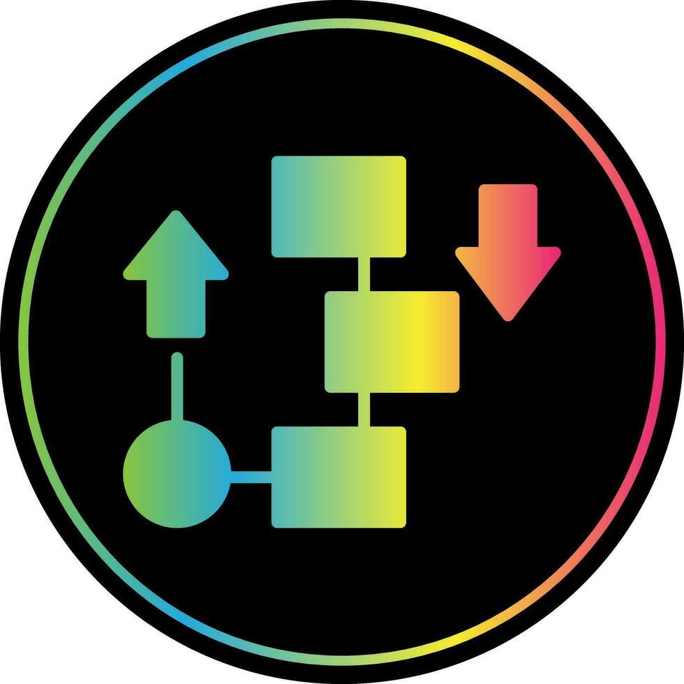 Flow diagram Vector Icon Design 25585320 Vector Art at Vecteezy