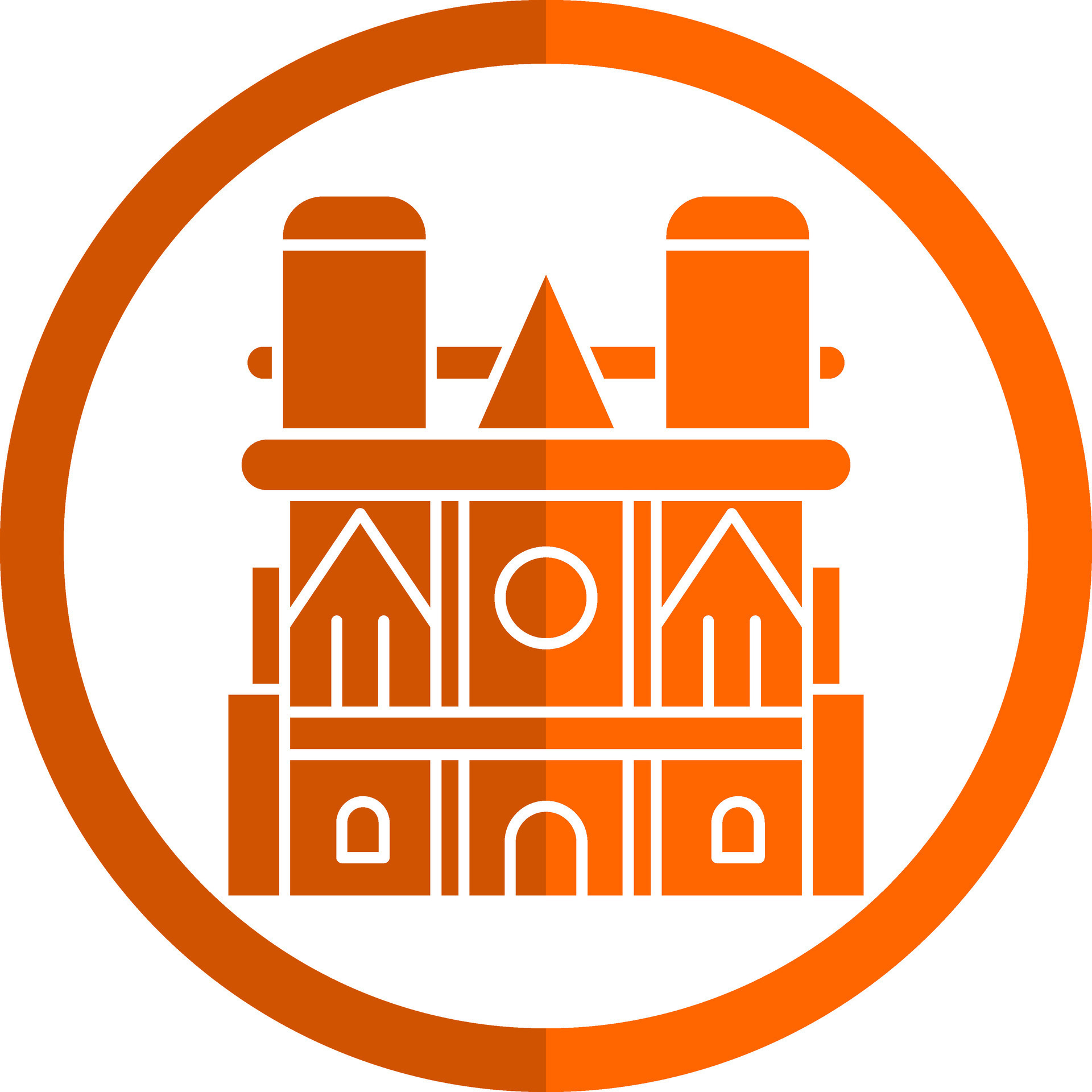 Notre dame Vector Icon Design 25613780 Vector Art at Vecteezy Notre dame Vector Icon Design 25613780 Vector Art at Vecteezy