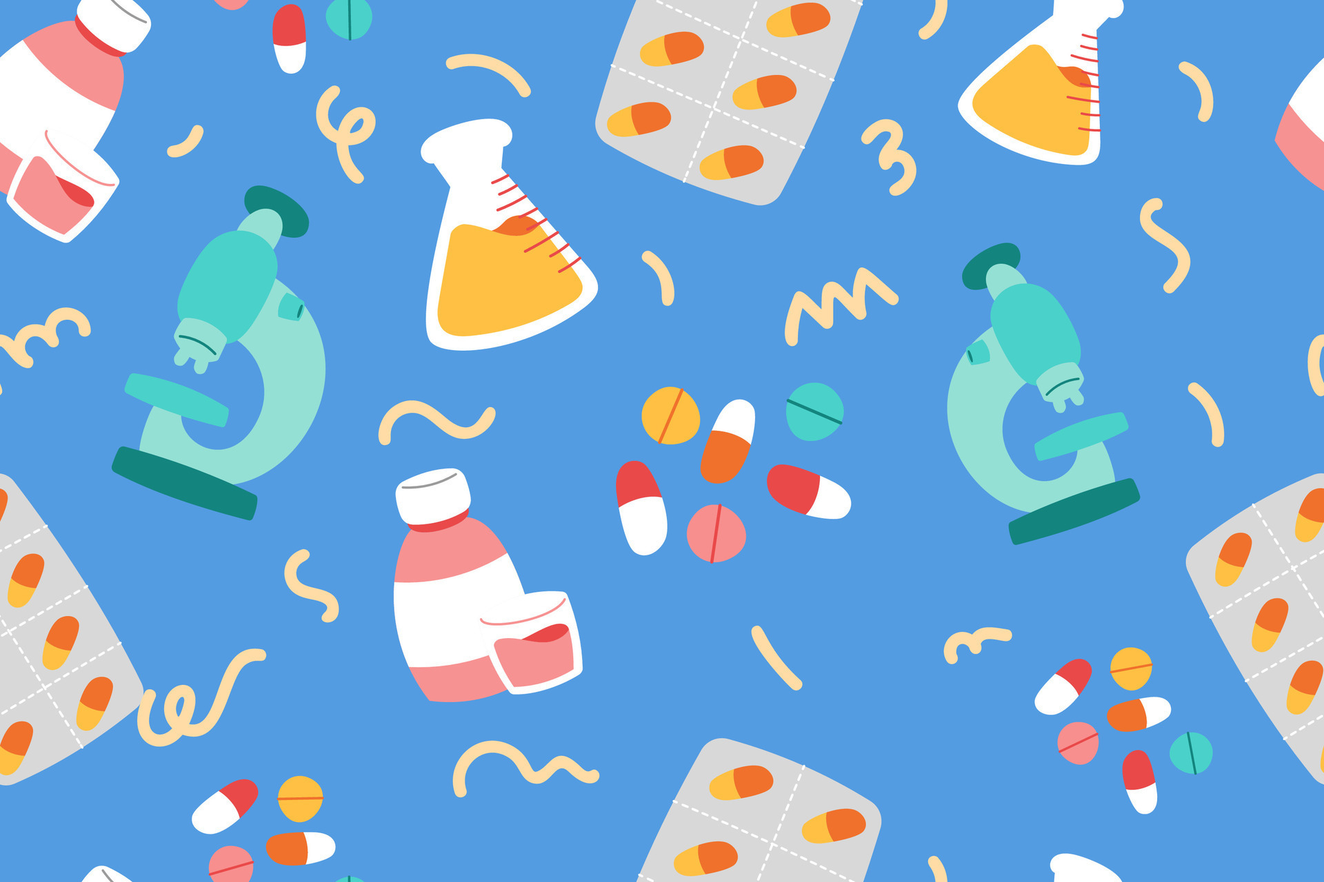 Cute Medical Seamless Pattern background for doctor, clinic or hospital 25619004 Vector Art at ...