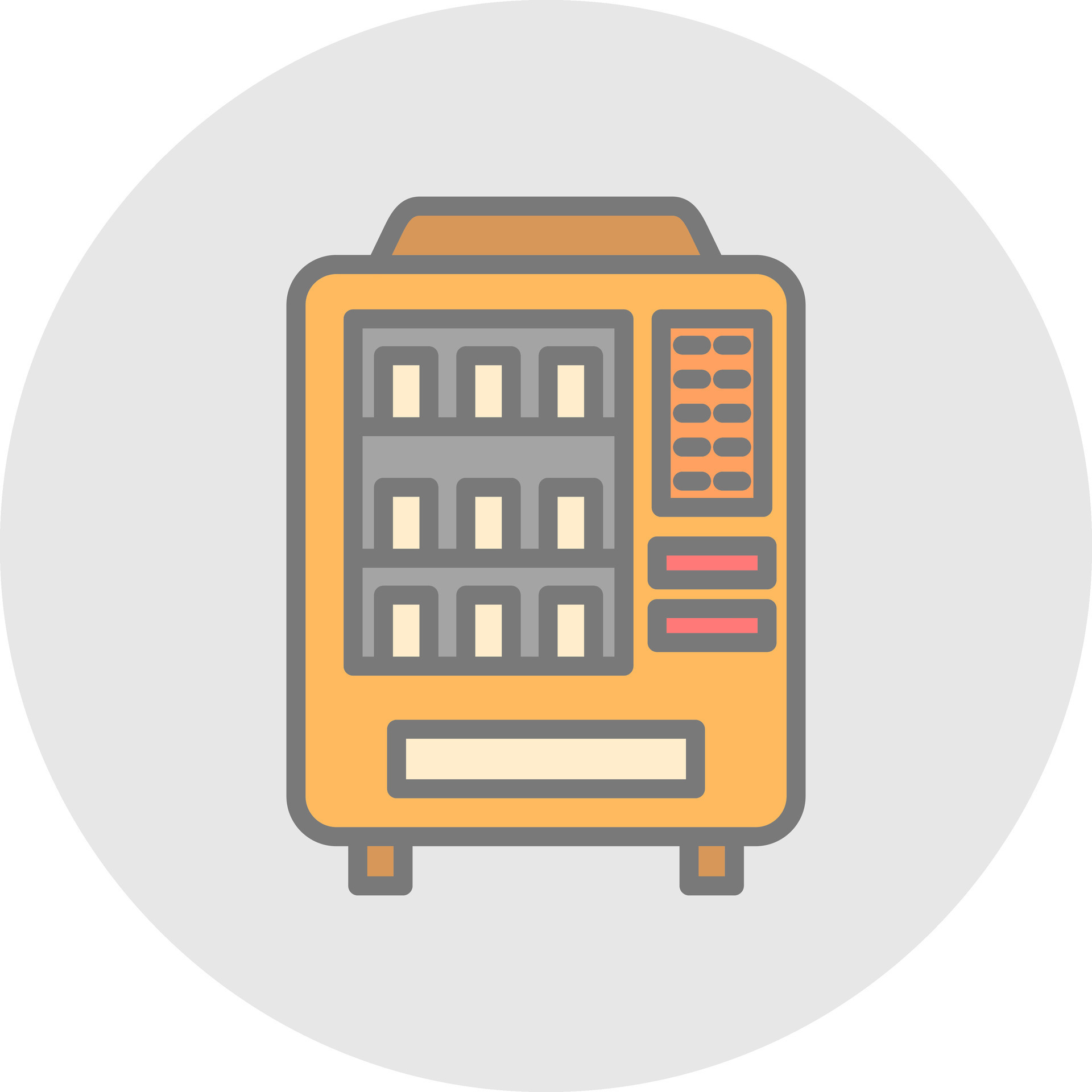 Vending machine Vector Icon Design 25634126 Vector Art at Vecteezy