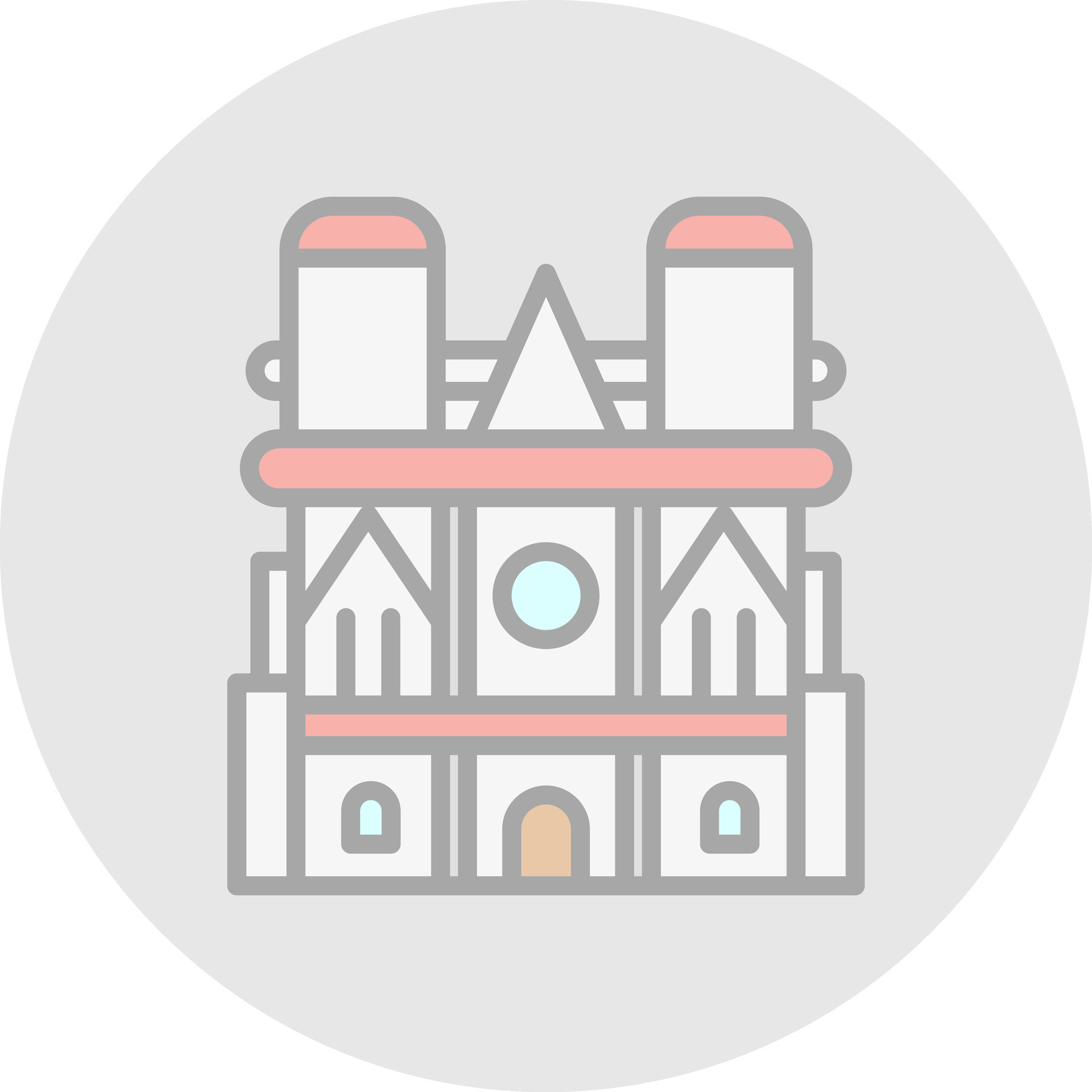 Notre dame Vector Icon Design 25634526 Vector Art at Vecteezy Notre dame Vector Icon Design 25634526 Vector Art at Vecteezy