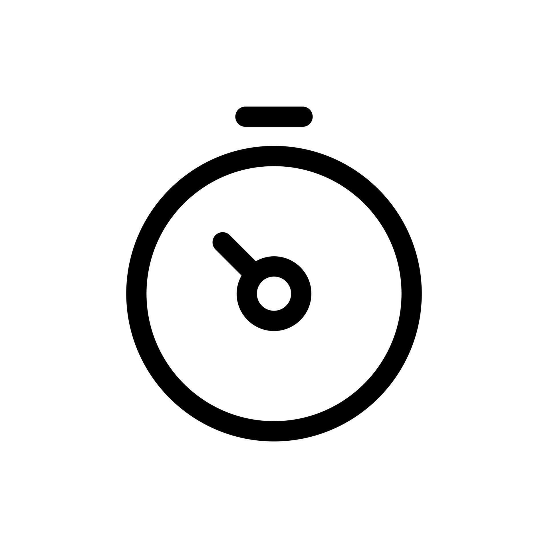 Simple Stopwatch icon. The icon can be used for websites, print ...