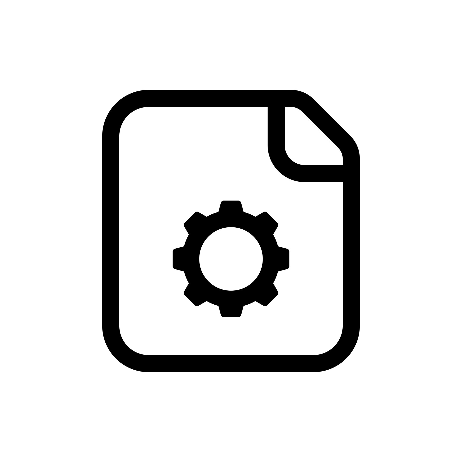 Simple Setting File icon. The icon can be used for websites, print ...