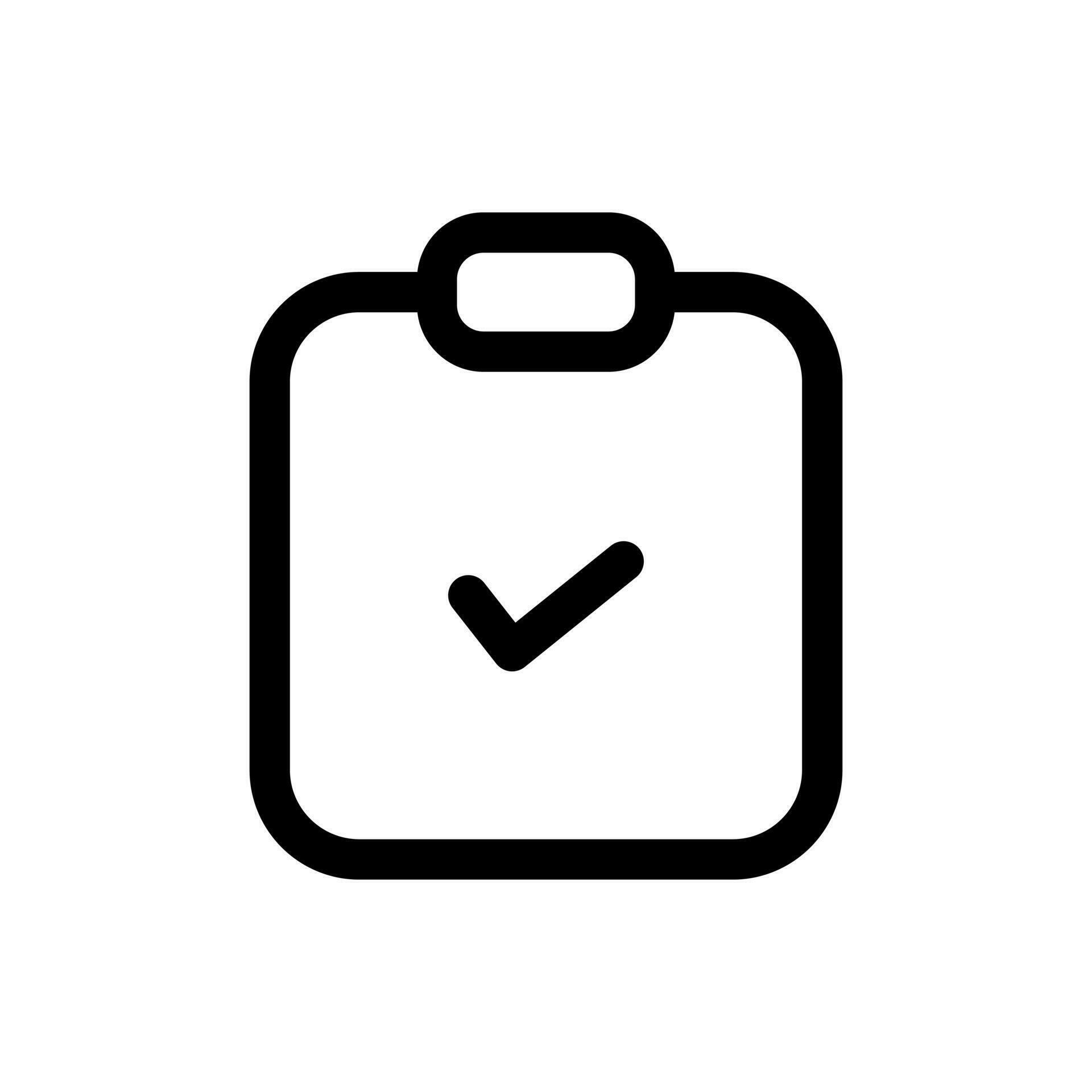 Simple Task icon. The icon can be used for websites, print templates ...