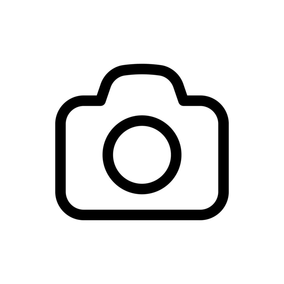 Simple Camera icon. The icon can be used for websites, print templates ...