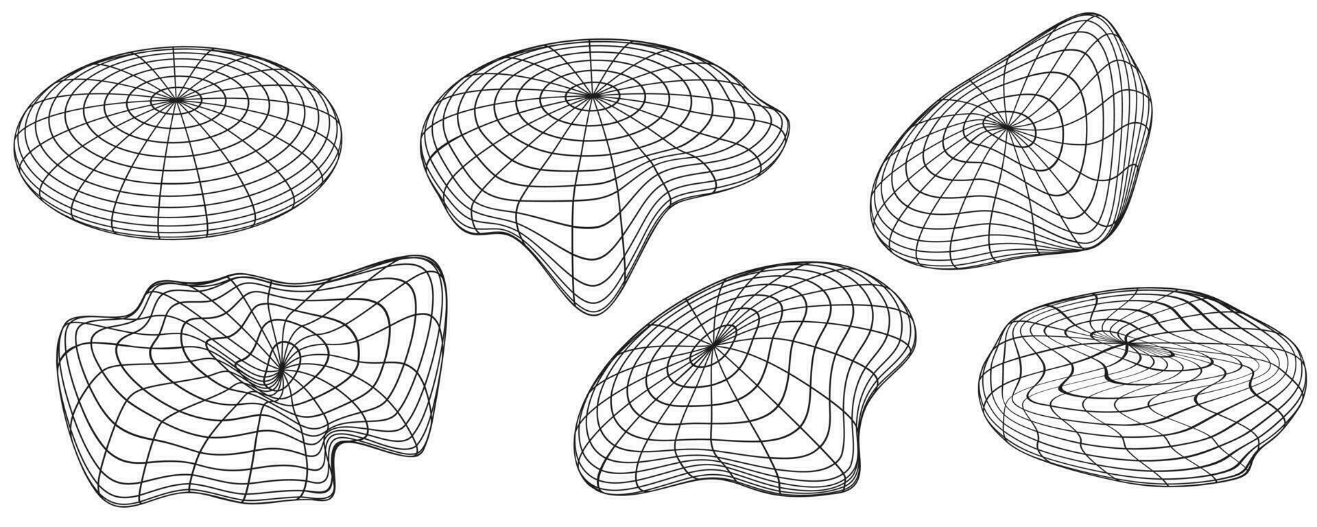 Set oval shape stickers with different linear form inspired by ... Set oval shape stickers with different linear form inspired by ...