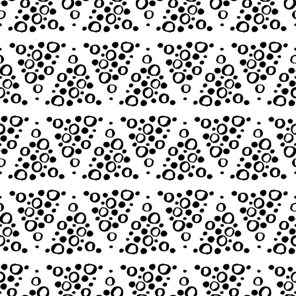 Abstract Vector Seamless Pattern Ornament Of Simple Geometric Shapes