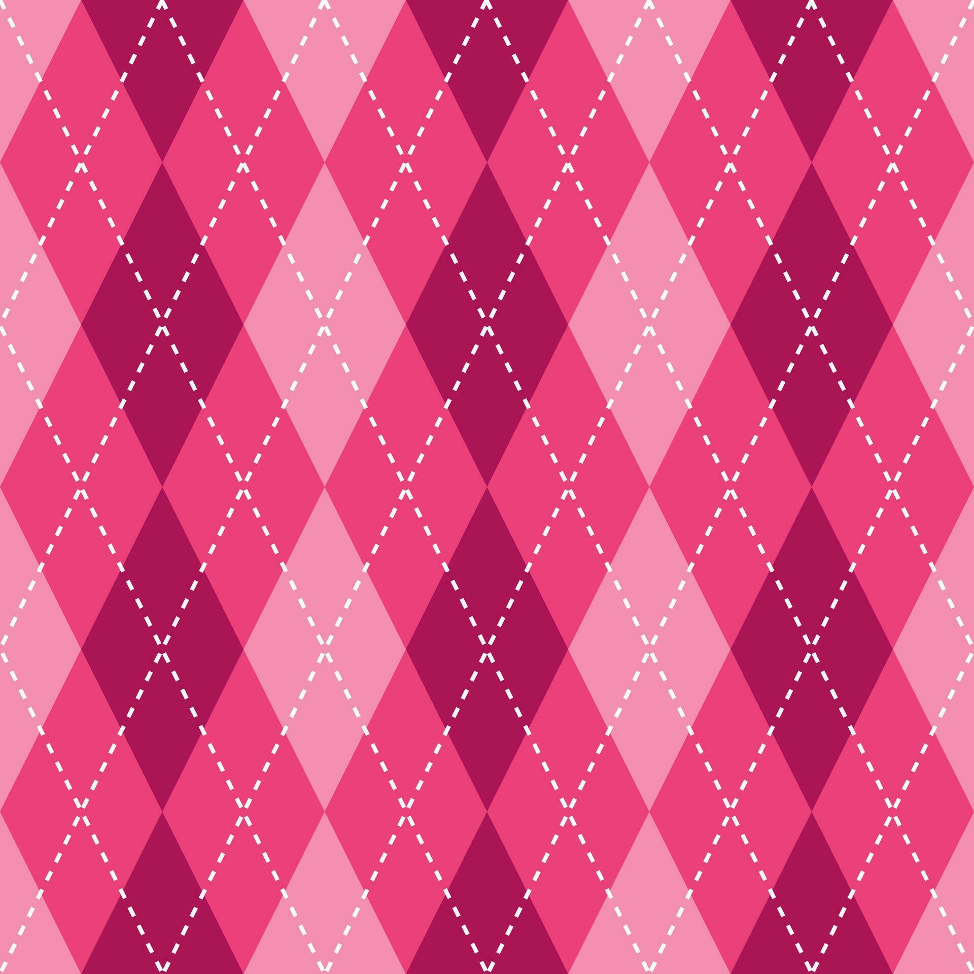 Pink Argyle Pattern Argyle Vector Pattern Argyle Pattern Seamless Geometric Pattern For