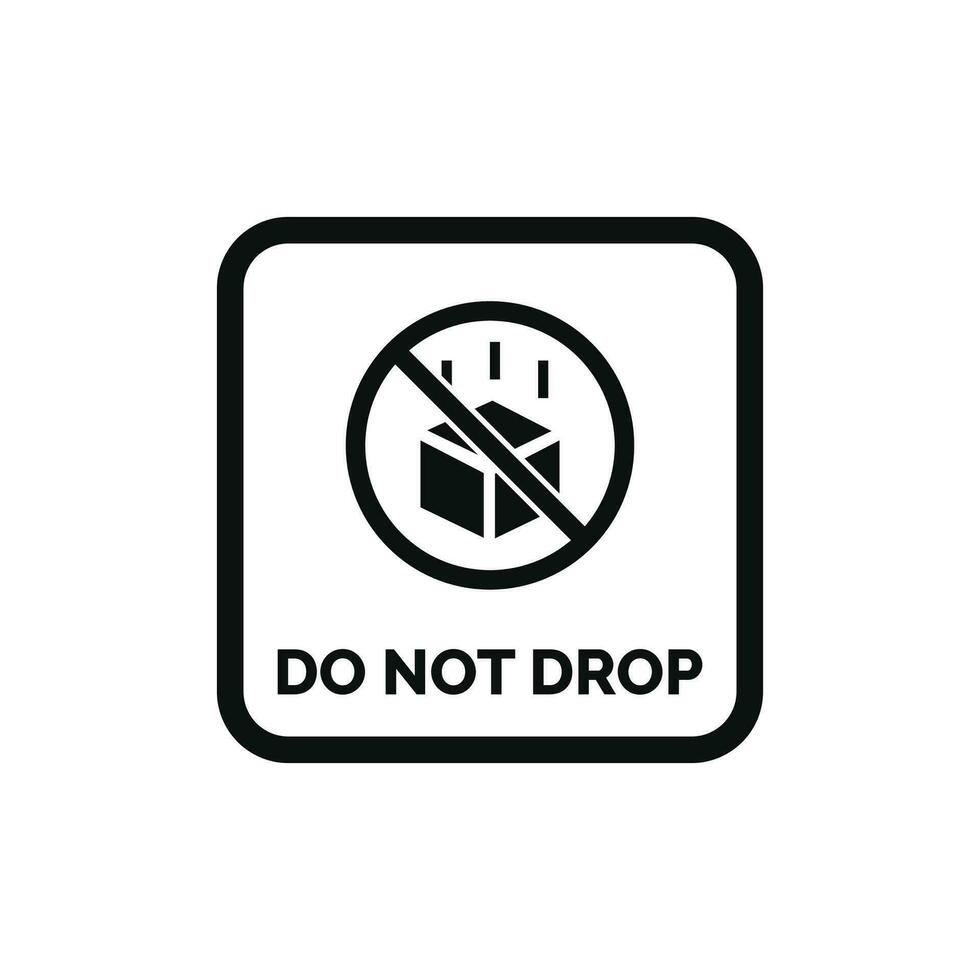 Do Not Drop Packaging Mark Icon Symbol Vector 25660834 Vector Art At Vecteezy