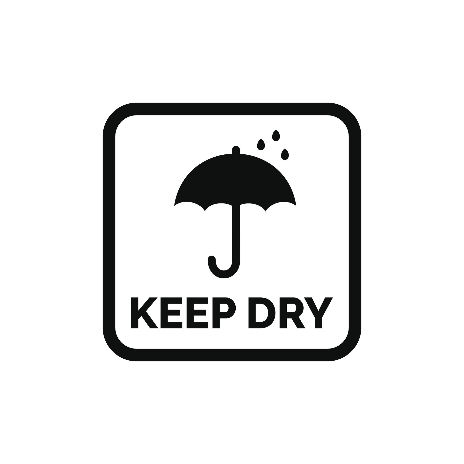 Keep dry packaging mark icon symbol vector 25660838 Vector Art at Vecteezy