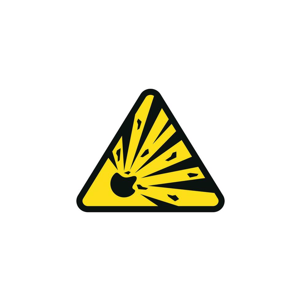 Explosive material caution warning symbol design vector 25660874 Vector ... Explosive material caution warning symbol design vector 25660874 Vector ...