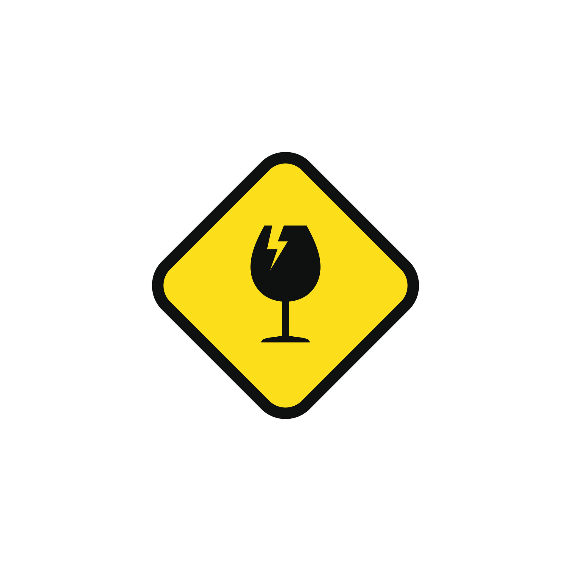 Glass hazard caution warning symbol design vector 25660917 Vector Art ... Glass hazard caution warning symbol design vector 25660917 Vector Art ...