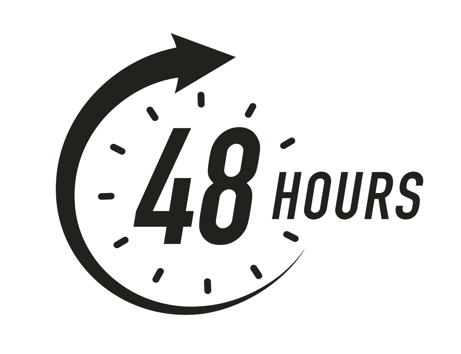 48 hours timer vector symbol black color 25661028 Vector Art at Vecteezy