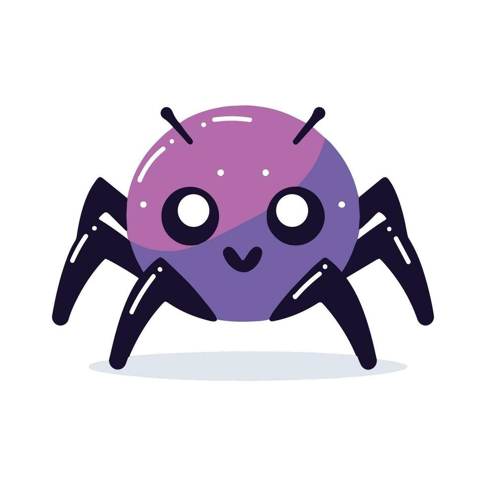 Hand Drawn cute spider in flat style 25663045 Vector Art at Vecteezy