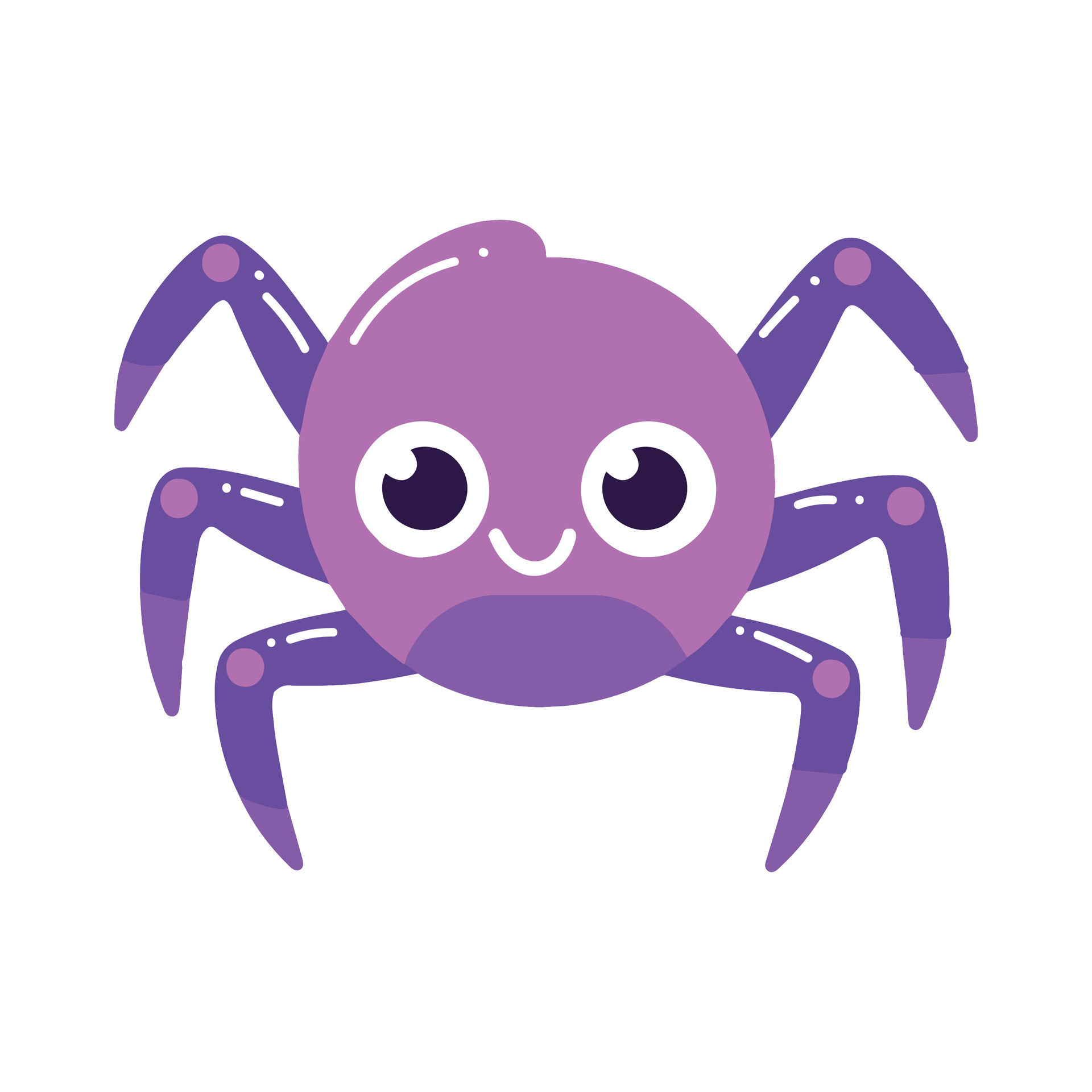 Hand Drawn cute spider in flat style 25663046 Vector Art at Vecteezy