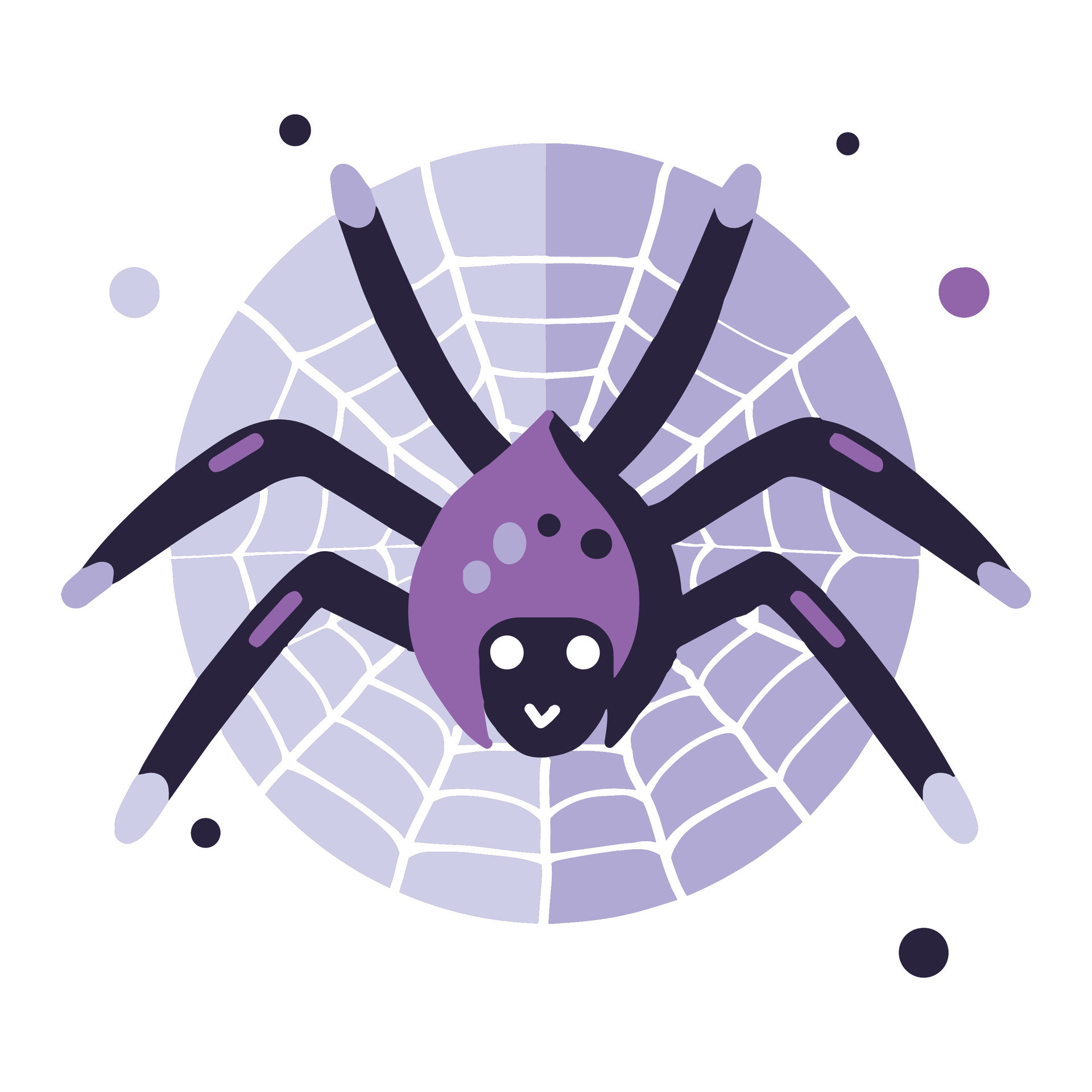 Hand Drawn cute spider in flat style 25663063 Vector Art at Vecteezy