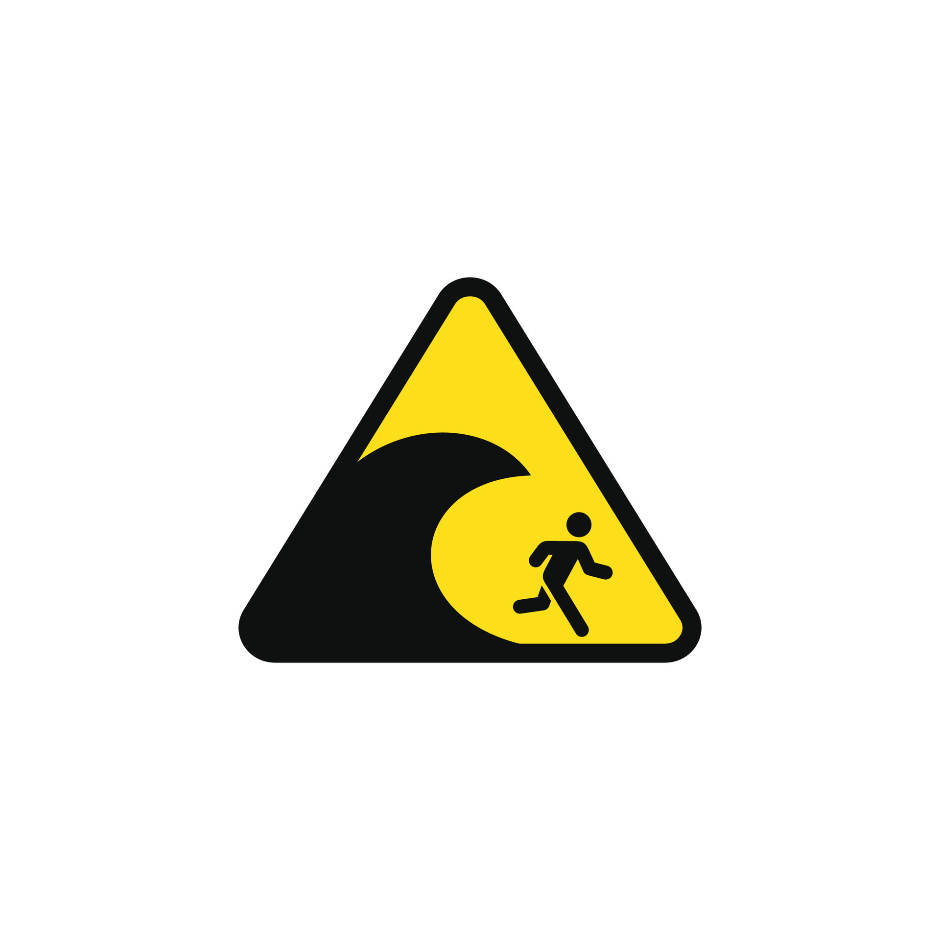 Tsunami hazard caution warning symbol design vector 25664905 Vector Art ... Tsunami hazard caution warning symbol design vector 25664905 Vector Art ...