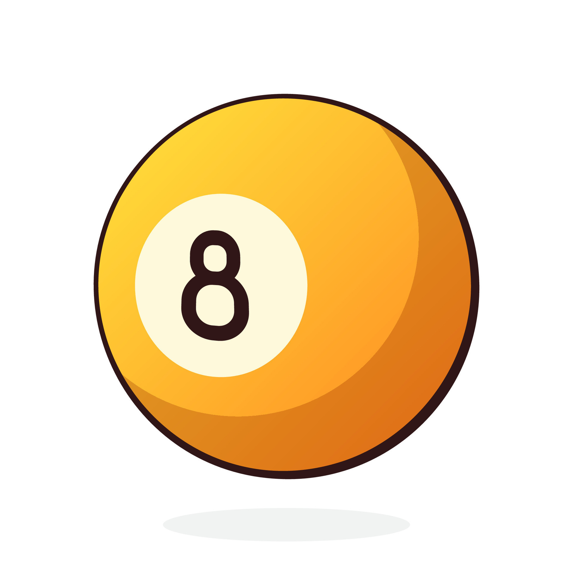 Cartoon illustration of billiard ball 25668245 Vector Art at Vecteezy Cartoon illustration of billiard ball 25668245 Vector Art at Vecteezy
