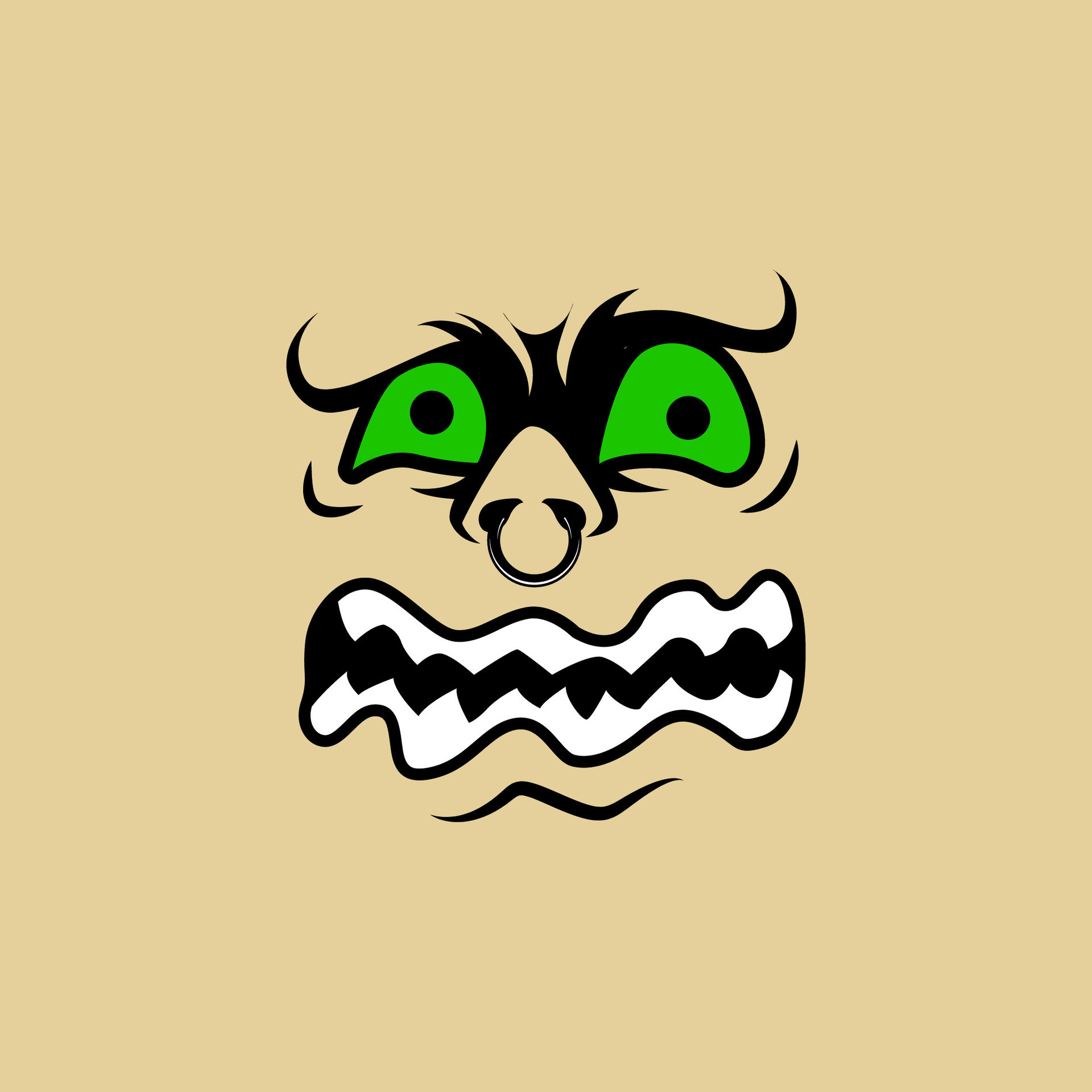 Cartoon Monster Faces Vector Art Illustration For Monster Face