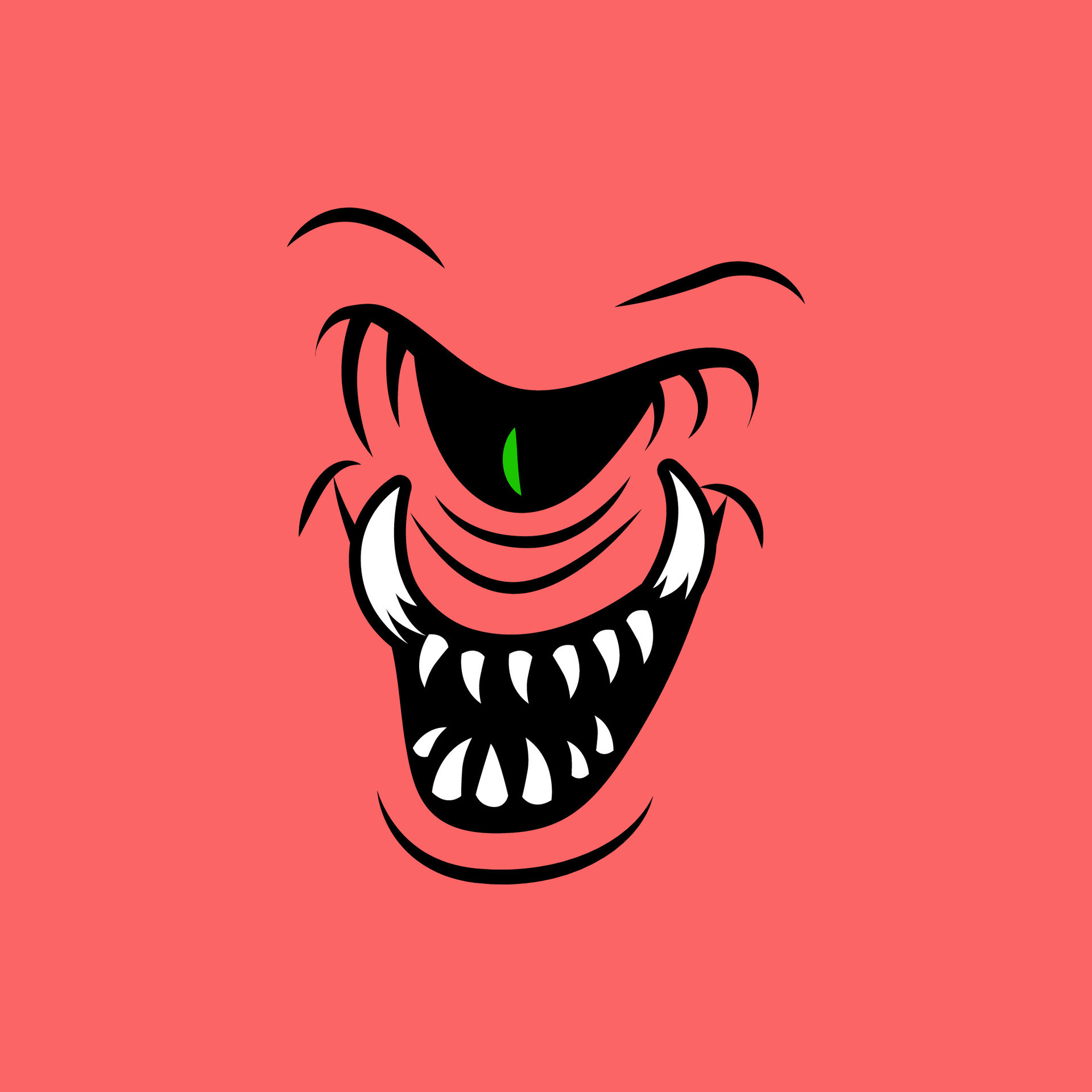 Cartoon Monster Faces Vector Art Illustration For Monster Face