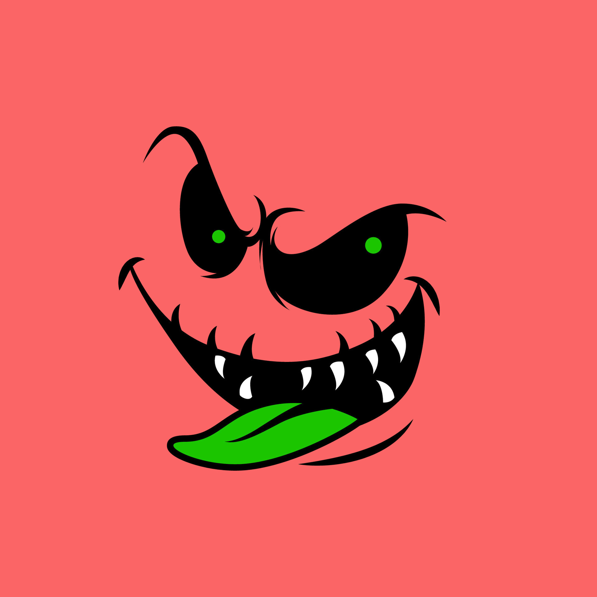 Cartoon Monster Faces Vector Art Illustration For Monster Face