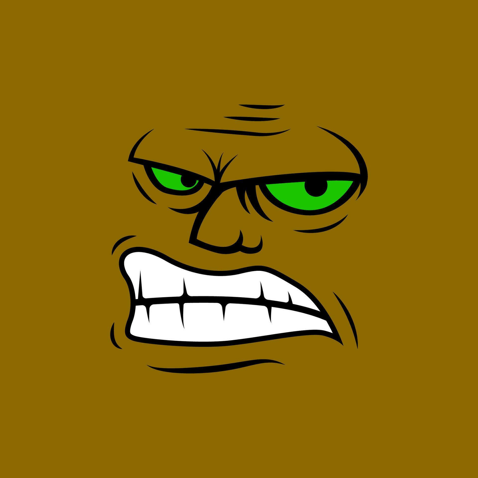 Cartoon Monster Faces Vector Art Illustration For Monster Face