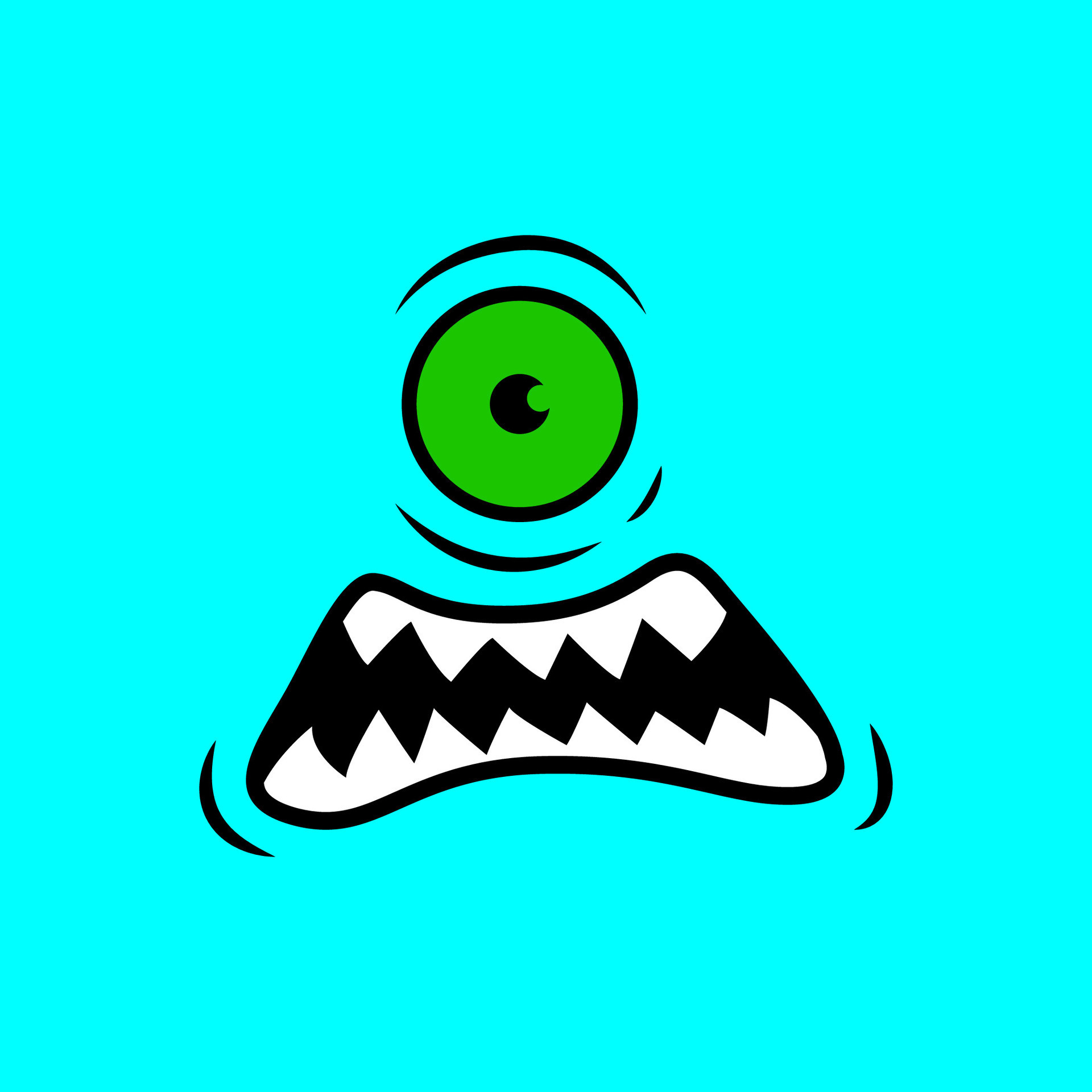 Cartoon Monster Faces Vector Art Illustration For Monster Face