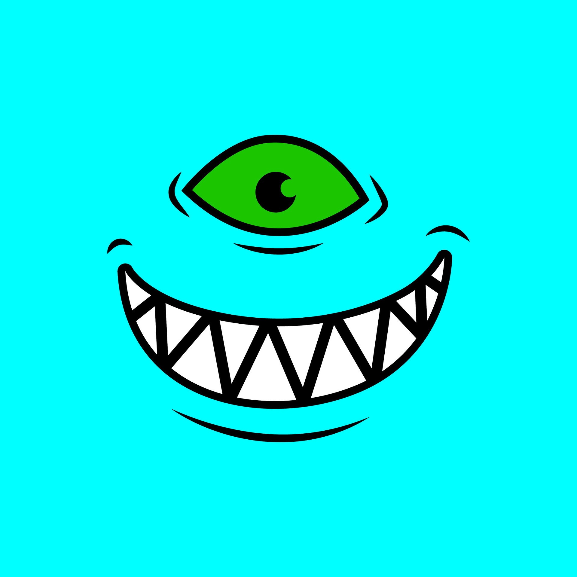 Cartoon Monster Faces Vector Art Illustration For Monster Face
