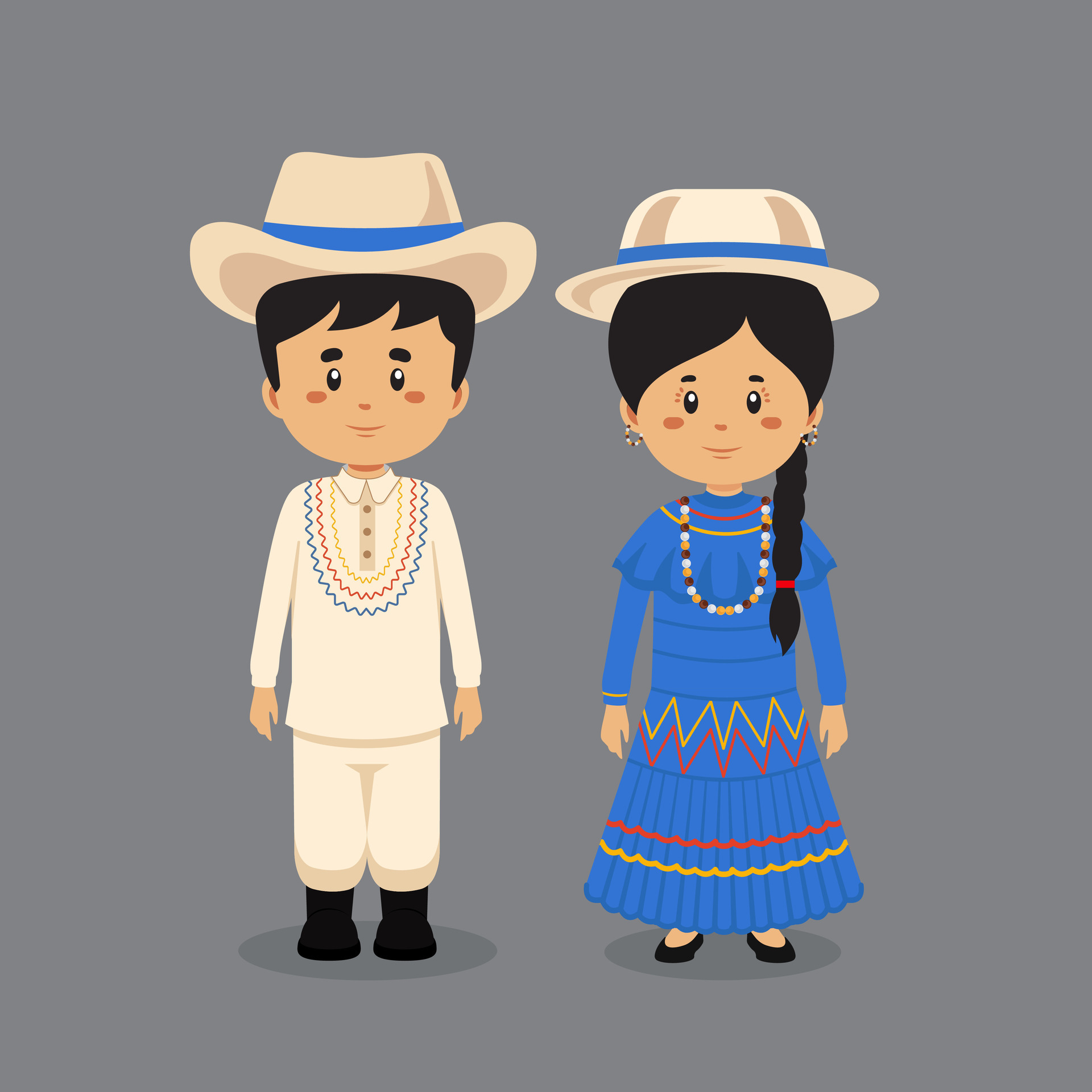 Couple Character Wearing Honduras Traditional Dress 25674396 Vector Art ... Couple Character Wearing Honduras Traditional Dress 25674396 Vector Art ...