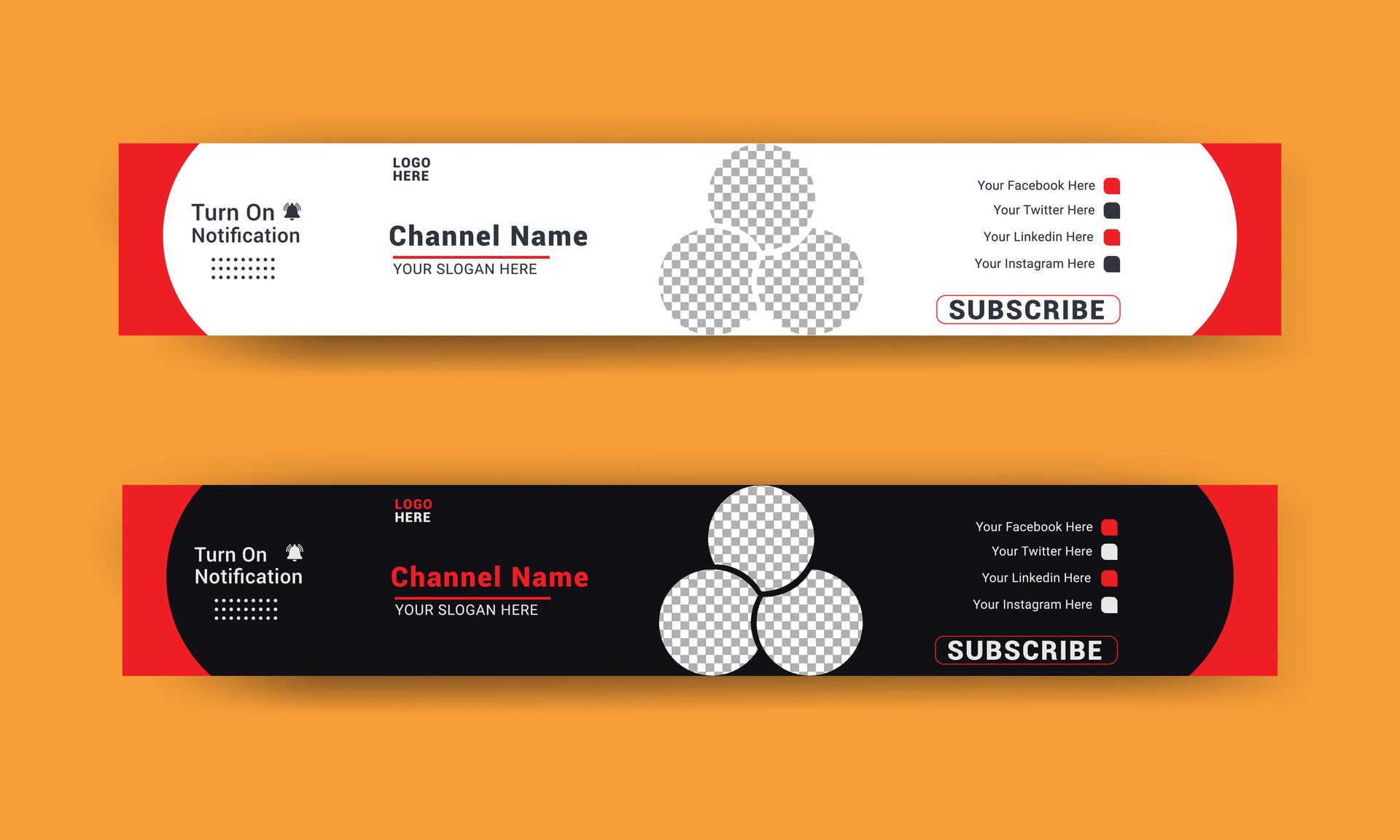 Youtube Banner Template, Youtube Cover Template, Creative Youtube 