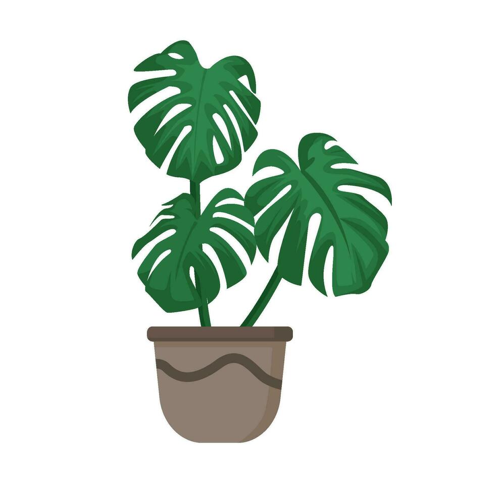 ilustración de una planta en una maceta 25678124 Vector en Vecteezy